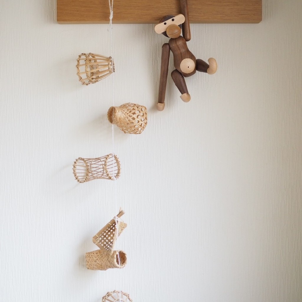 【ピープルツリー 公式】【people tree】People Tree 小さなカゴのガーランド【フェアトレード】【PeopleTree】かご ...