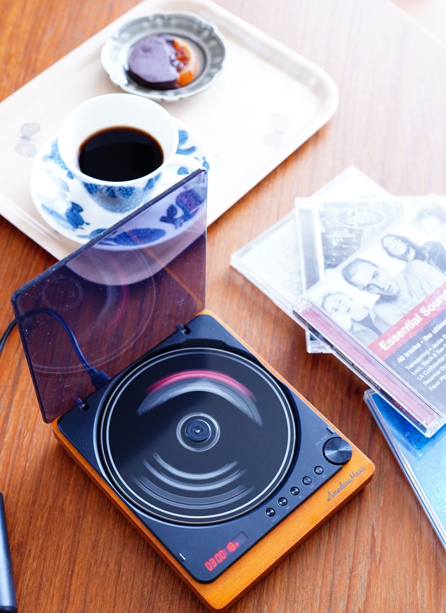 cdプレーヤー コンパクト bluetooth Amadana CD player 【正規品 送料無料】 アマダナ AmadanaMusic ...