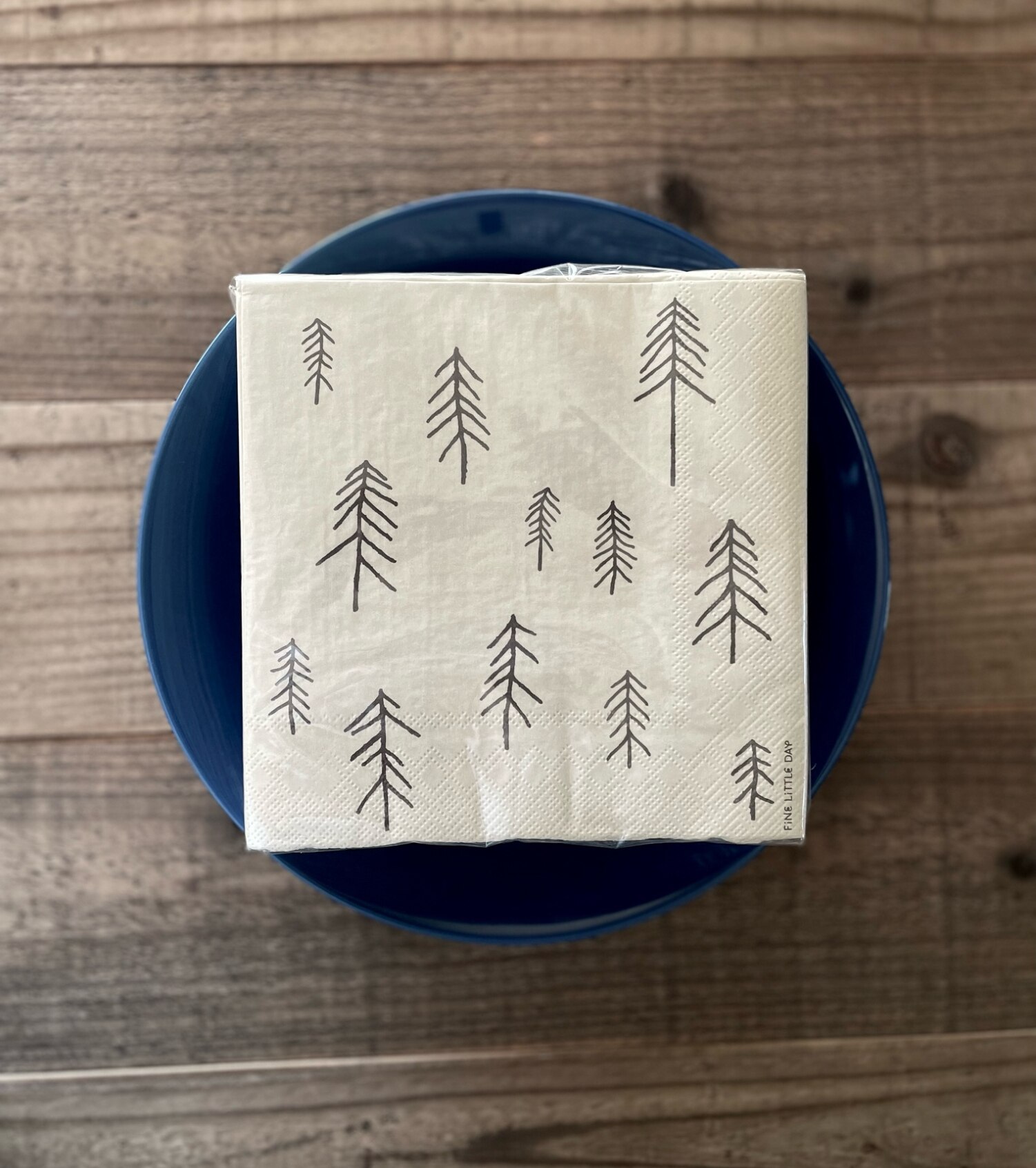 FINE LITTLE DAY | PAPER NAPKINS TALL - BLACK | ペーパーナプキン ファインリトルデイ 北欧