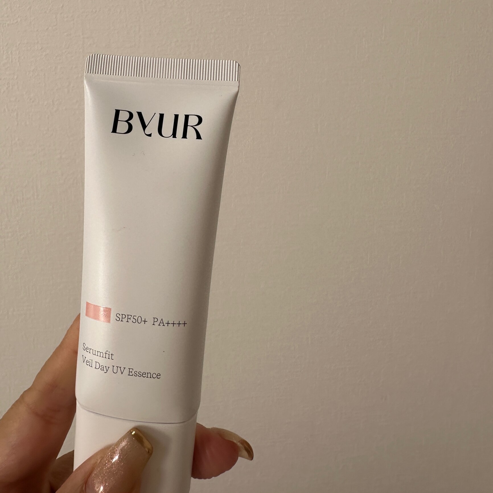 ByUR 公式 バイユア セラムフィット ヴェール デイ UV エッセンス シアーピンク 化粧下地 40g トーンアップ 下地 UV 紫外線カット SPF50+ PA++++ 透明感 保湿 ...