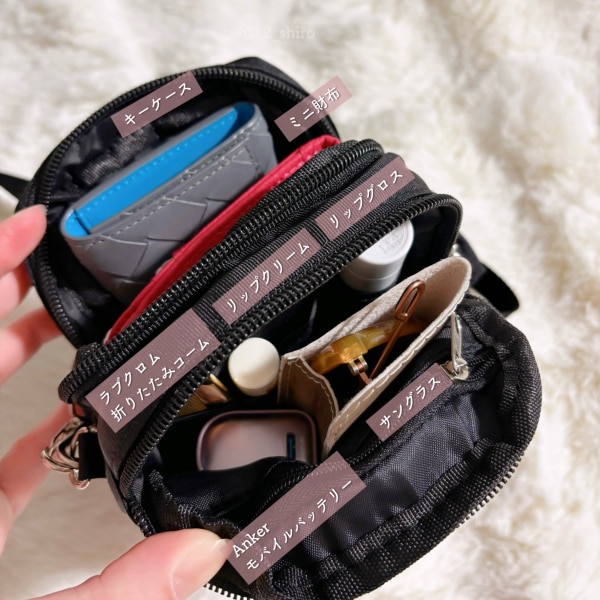 BRILMY 持ち歩きコスメがきれいに収まる! ズボラさんに優しいスマホショルダーバッグ BOOK