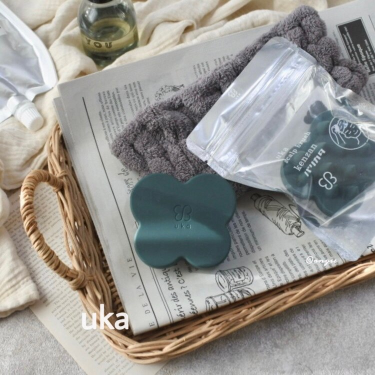 【複数購入 割引クーポン配布中】uka ケンザン バリカタ ソフト ウカ スカルプブラシ