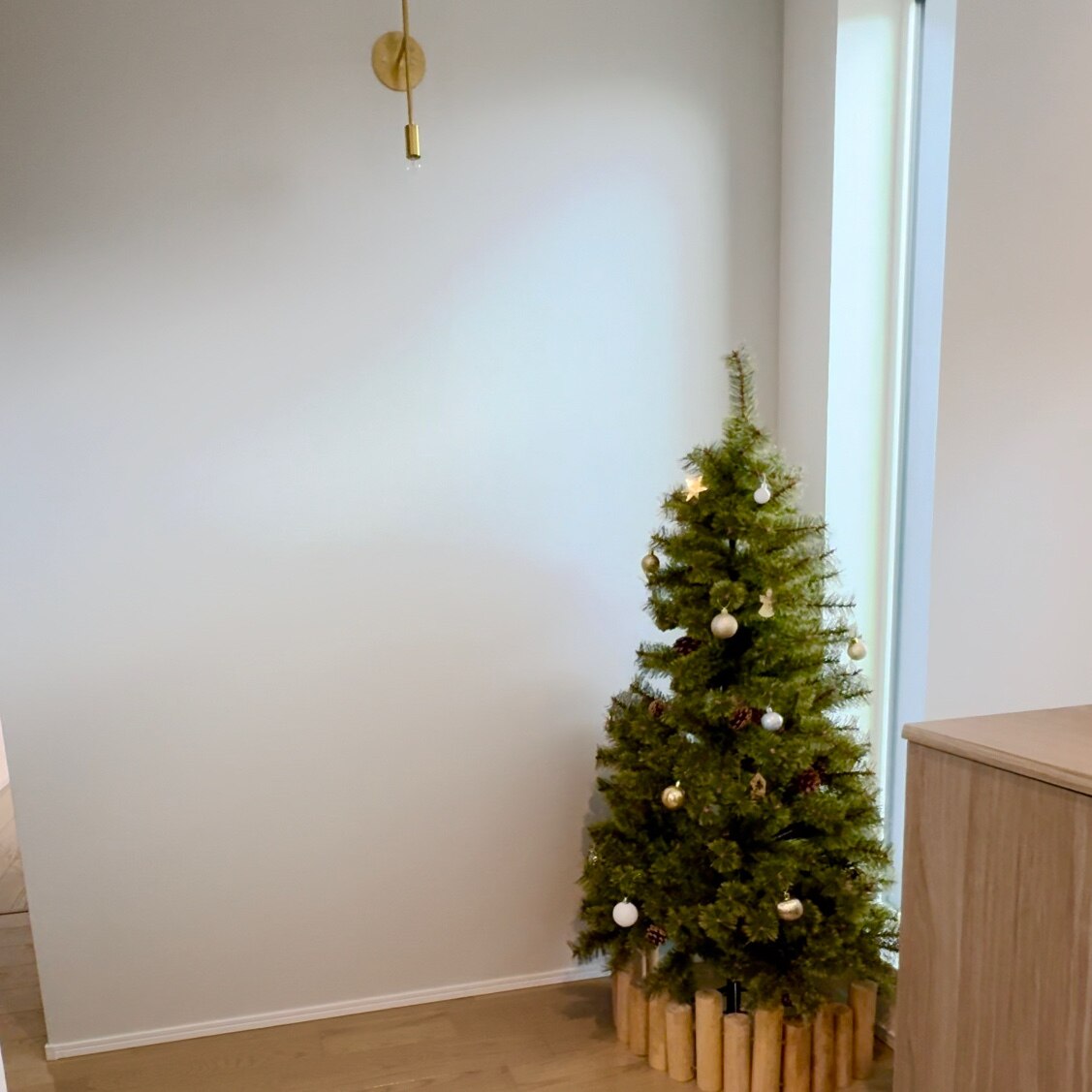 【SALE／30%OFF】丸太脚隠し[CHRISTMAS] studio CLIP スタディオクリップ インテリア・生活雑貨 その他のインテリア・生活雑貨 ブラウン【RBA_E ...