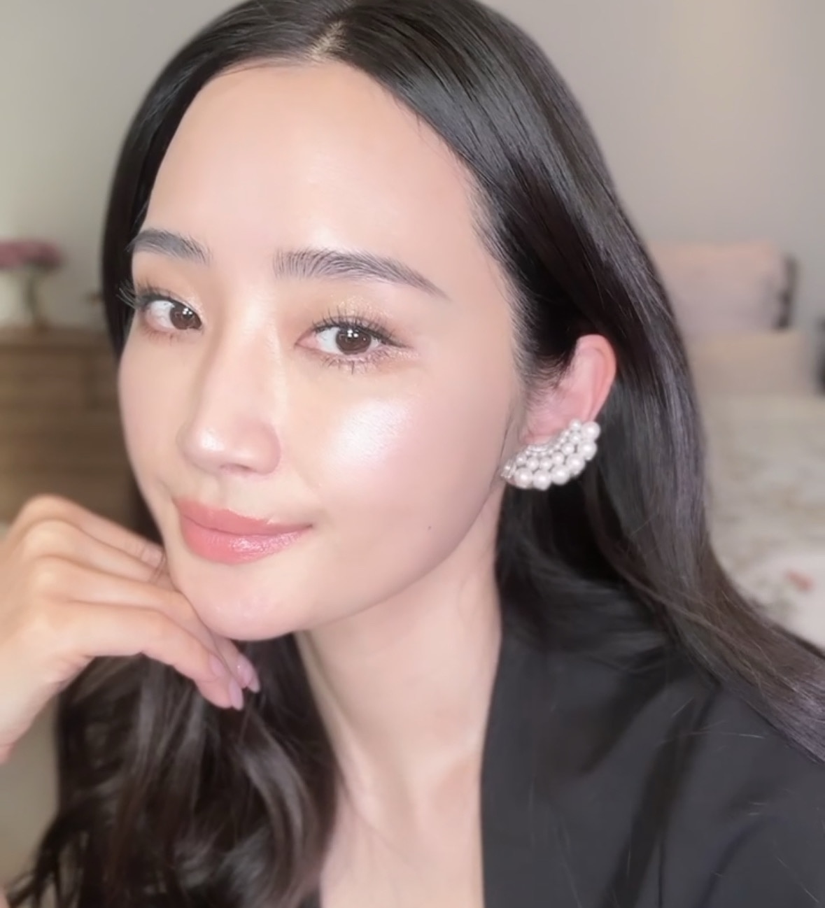 IRIS47 IRIS 47/heather earring BO139 セットアップセブン アクセサリー・腕時計 イヤリング・イヤーカフ ゴールド ブラック【送料無料】