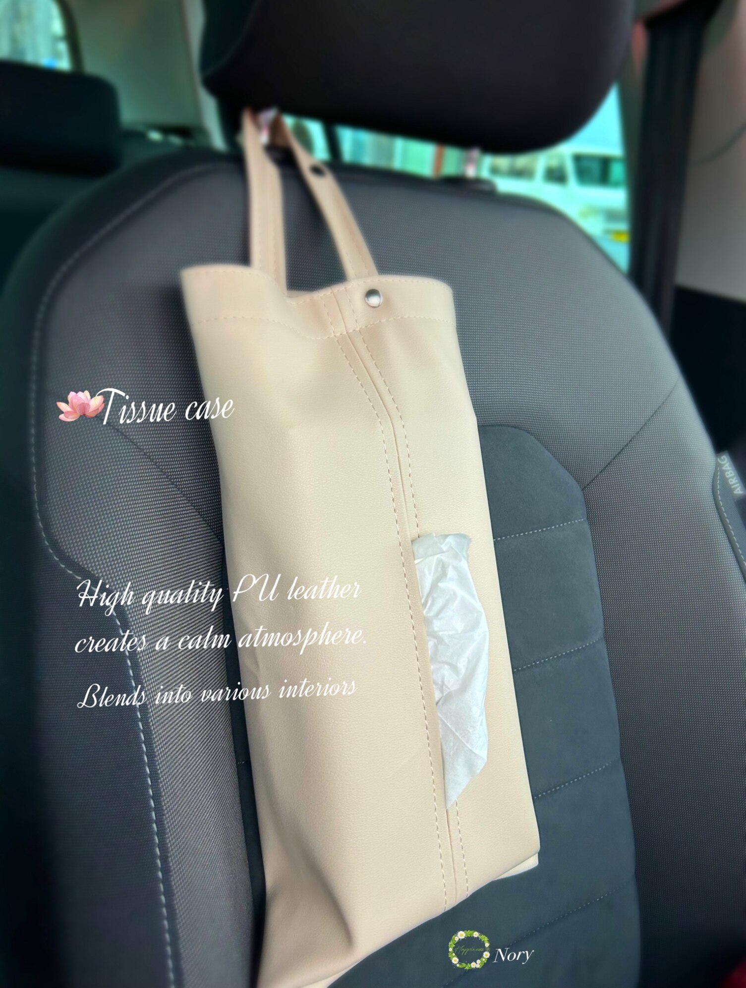 【1点880円 2点購入＆クーポンで】ティッシュケース ティッシュカバー PUレザー 吊り下げ 車 かわいい おしゃれ 便利 北欧 壁掛け ...