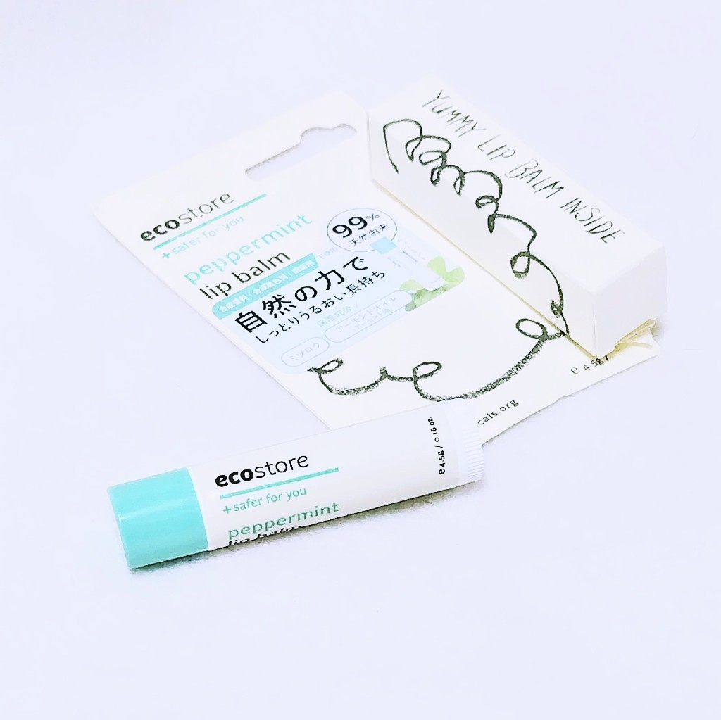 【セール中★最大2800円オフクーポン配布中】【エコストア公式】ecostore リップバーム ペパーミント 4.5g / リップクリーム 保湿 乾燥 天然成分 ナチュラル リップクリーム 唇 ...