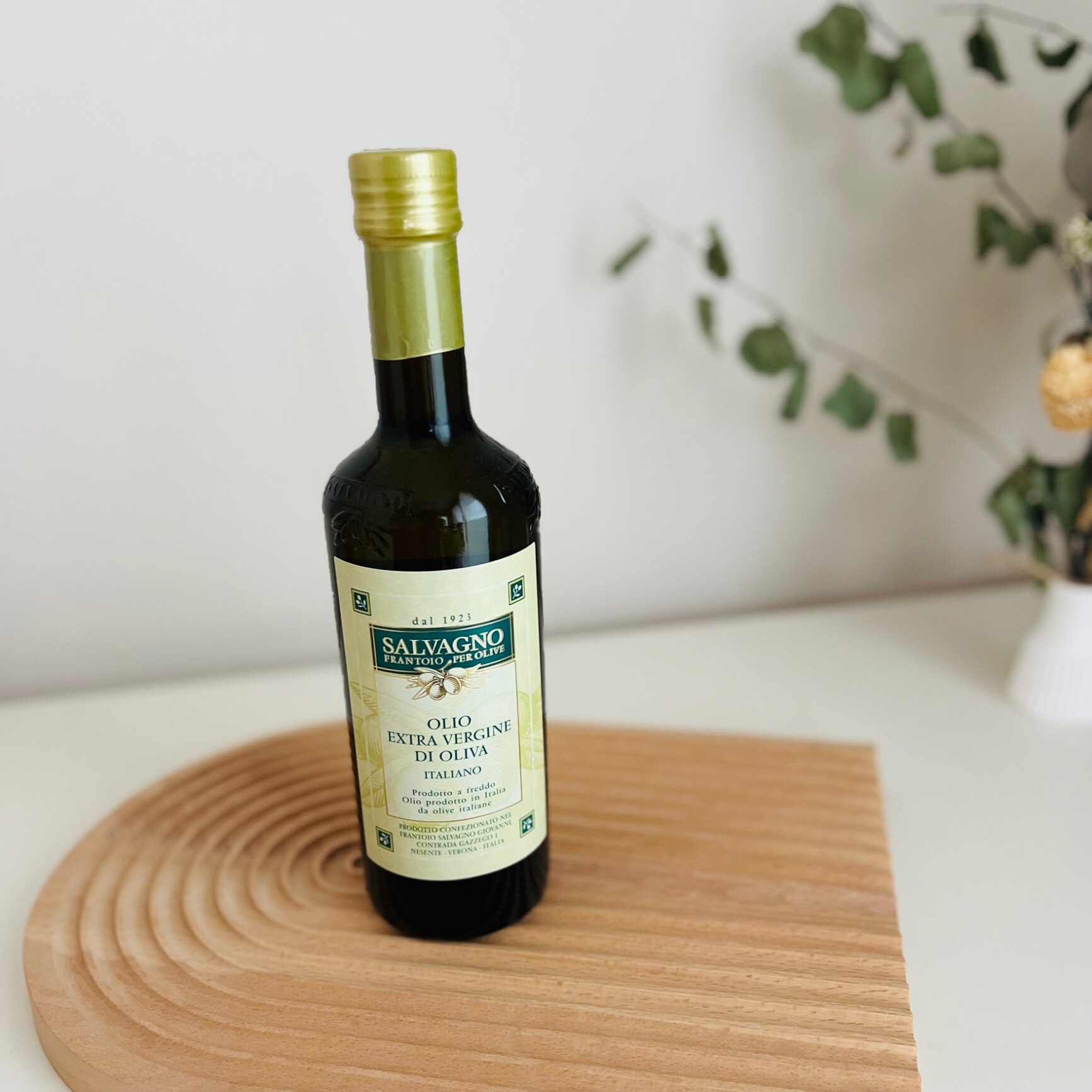 オリーブオイル サルバーニョ 1本 エキストラバージン 458g イタリア サルバーニョ サラダ イタリア料理 サルバーニョエキストラヴァージンオイル salvagno