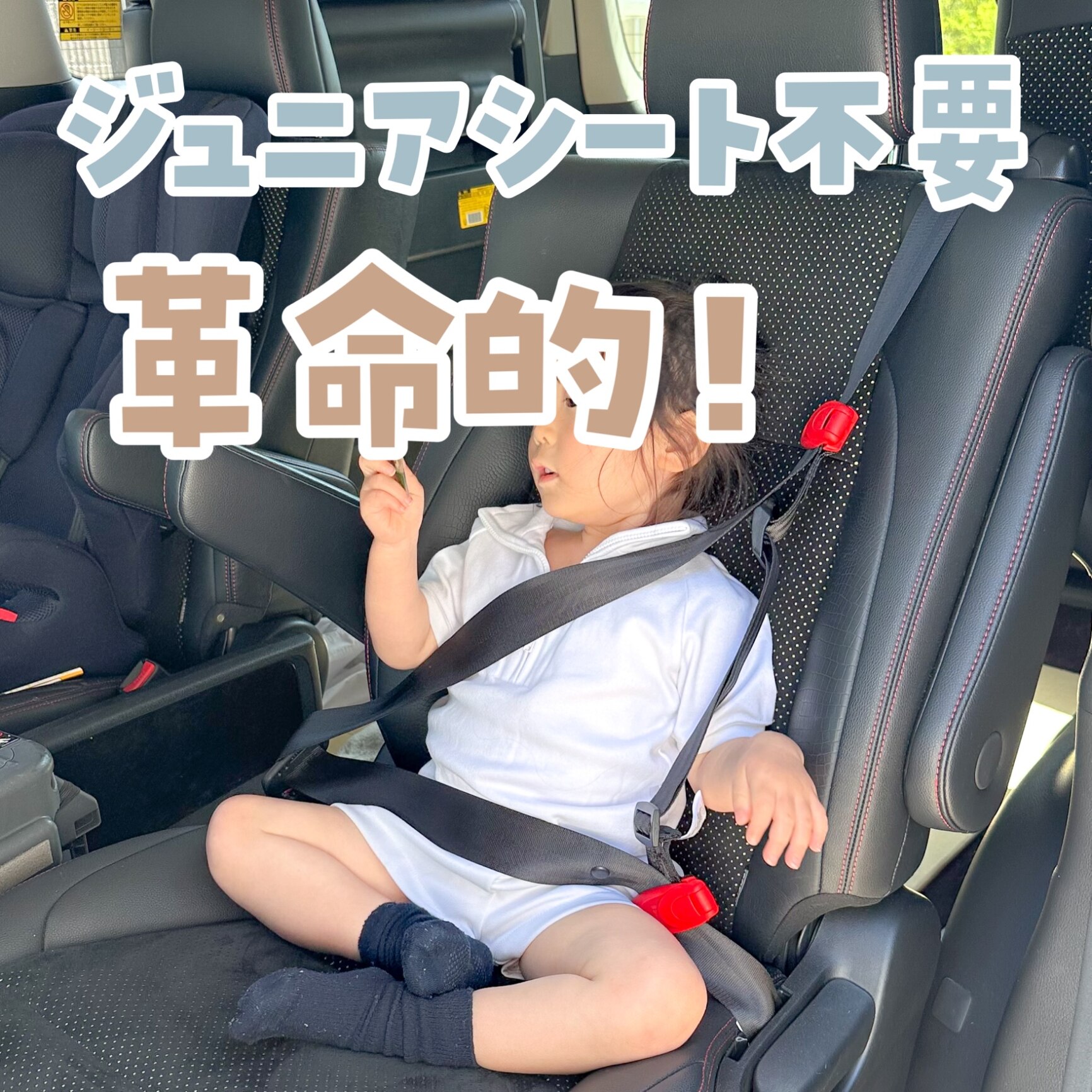 【正規品】新スマートキッズベルト B1092｜2個 3個 チャイルドシート不要 子ども用 シートベルト 子供用 幼児用 補助 3歳から12歳 携帯型子ども用 ジュニアシート キッズシート ...