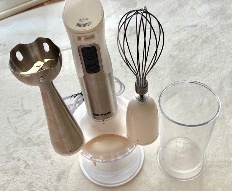 ≪11％OFF！スーパーSALE≫ブレンダー 離乳食 メーカー保証 ミキサー 5点セット 6点セット アイリスオーヤマ チョッパー フードプロセッサー ハンドブレンダー みじん切り 下ごしらえ ...