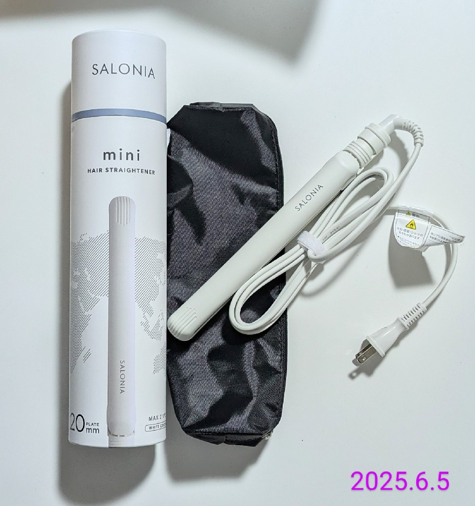 【SALONIA ミニヘアアイロン ストレート (20mm)】送料無料 ヘアアイロン サロニア 海外対応 ストレートアイロン 新生活 プレゼント ギフト