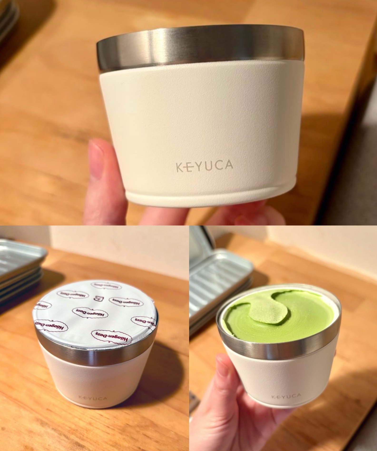 【KEYUCA公式店】ケユカ ステンレスミニアイスカップ 150ml[食器 器 保冷 冷凍食品 アイスクリーム シンプル おしゃれ アイス ジェラート アイス容器 容器 入れ物 カップ ...