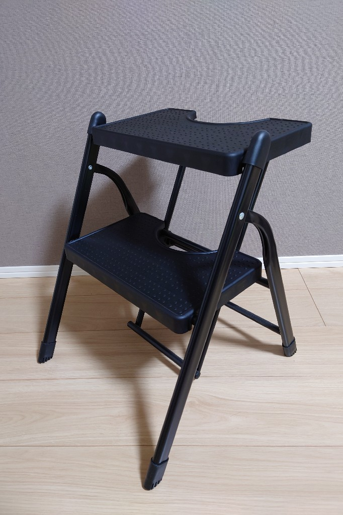 【10%OFF 12/11 午前2時まで】 踏み台 2段 脚立 折りたたみ 踏台 おしゃれ ステップ台 洗車台 折りたたみステップ ステップスツール ステップチェア 大掃除 はしご 梯子 ...