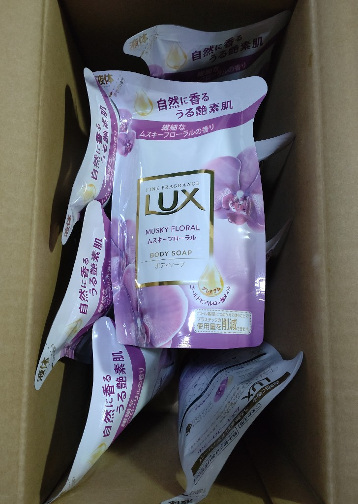 LUX（ラックス） ボディソープ ムスキーフローラル つめかえ用 300g 【3個セット】