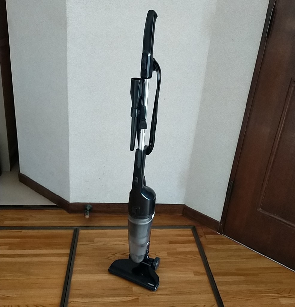 【マラソン期間限定価格！】【公式】 掃除機 コード式 サイクロン 自立式 吸込仕事率70W TC-E123 ブラック ホワイト | ツインバード TWINBIRDサイクロンスティック型 ...