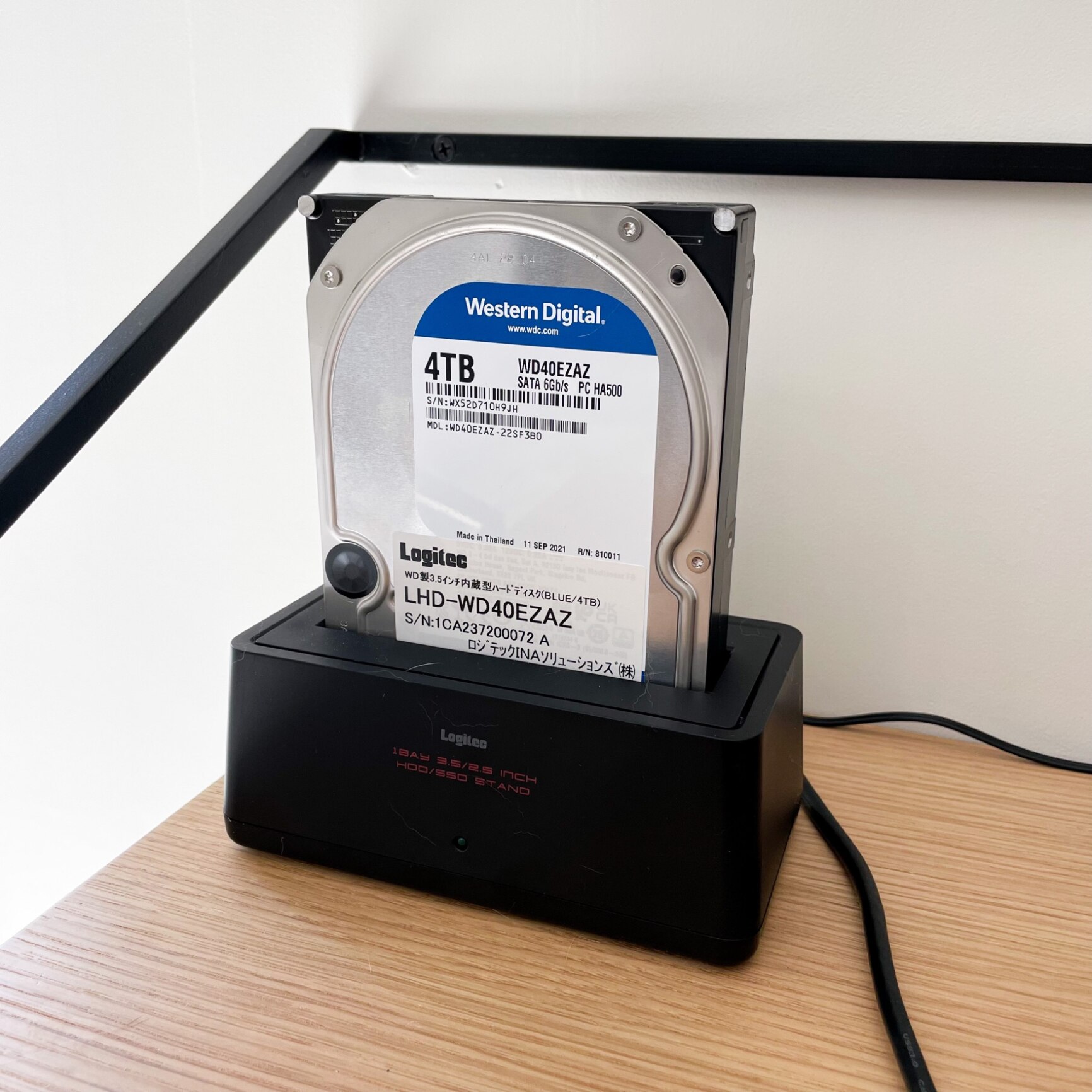 WD Blue（SMR）WD40EZAZ 内蔵ハードディスク HDD 4TB 3.5インチ 保証・無償ダウンロード可能なソフト付 ウエデジ ...