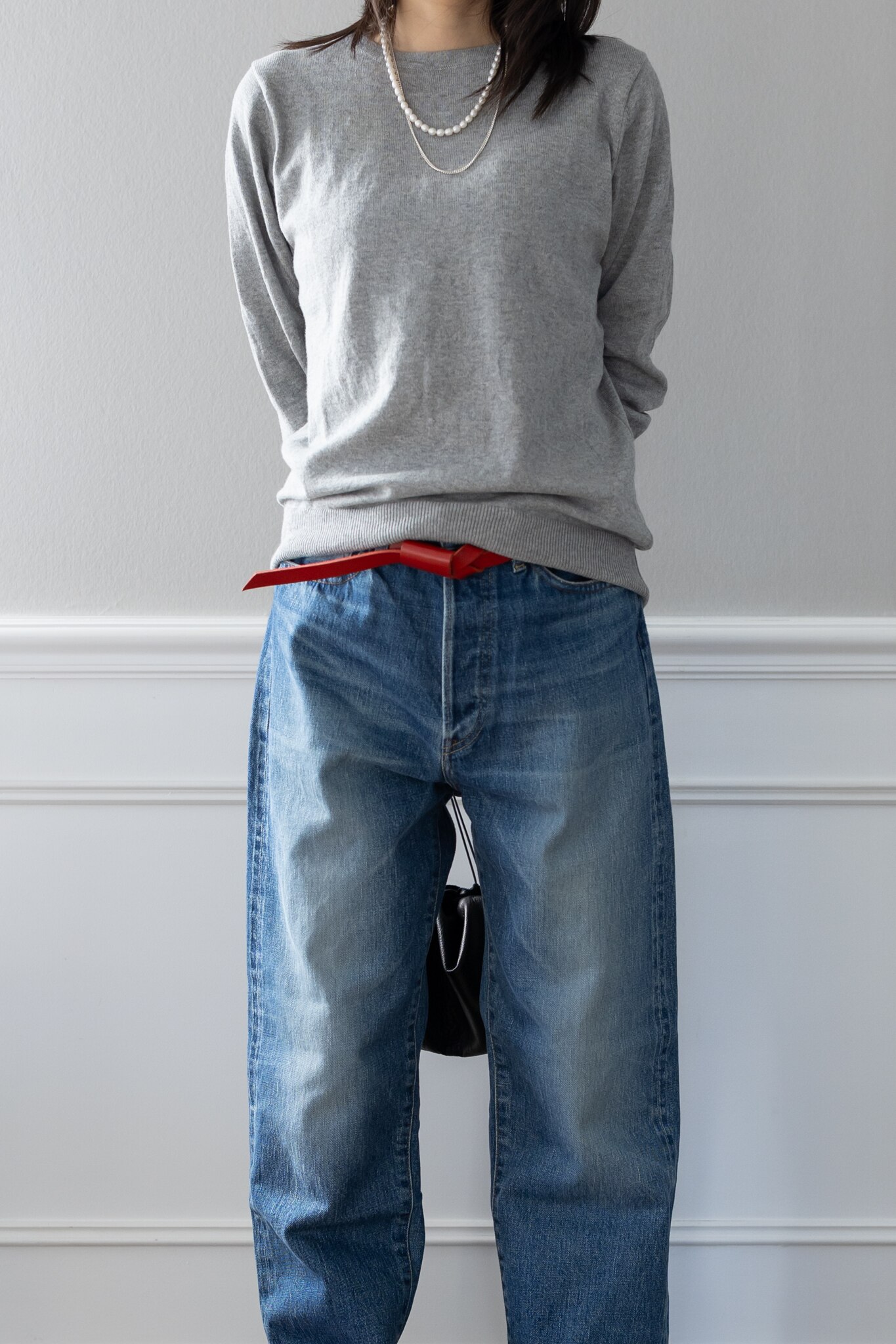 【特別送料無料！】ニット レディース M/L/LL/3L / トップス ニットウエア 春 【メール便可22】 zootie（ズーティー）：オーディナリー コットンニット セーター[クルーネック]