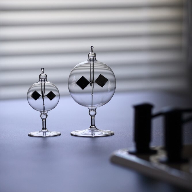 【ショート】Vogel Radiometer フォーゲル ラジオメーター ドイツ製 書斎 リビング インテリア 雑貨 クリスマス 父の日 プレゼント 贈り物 ガラス