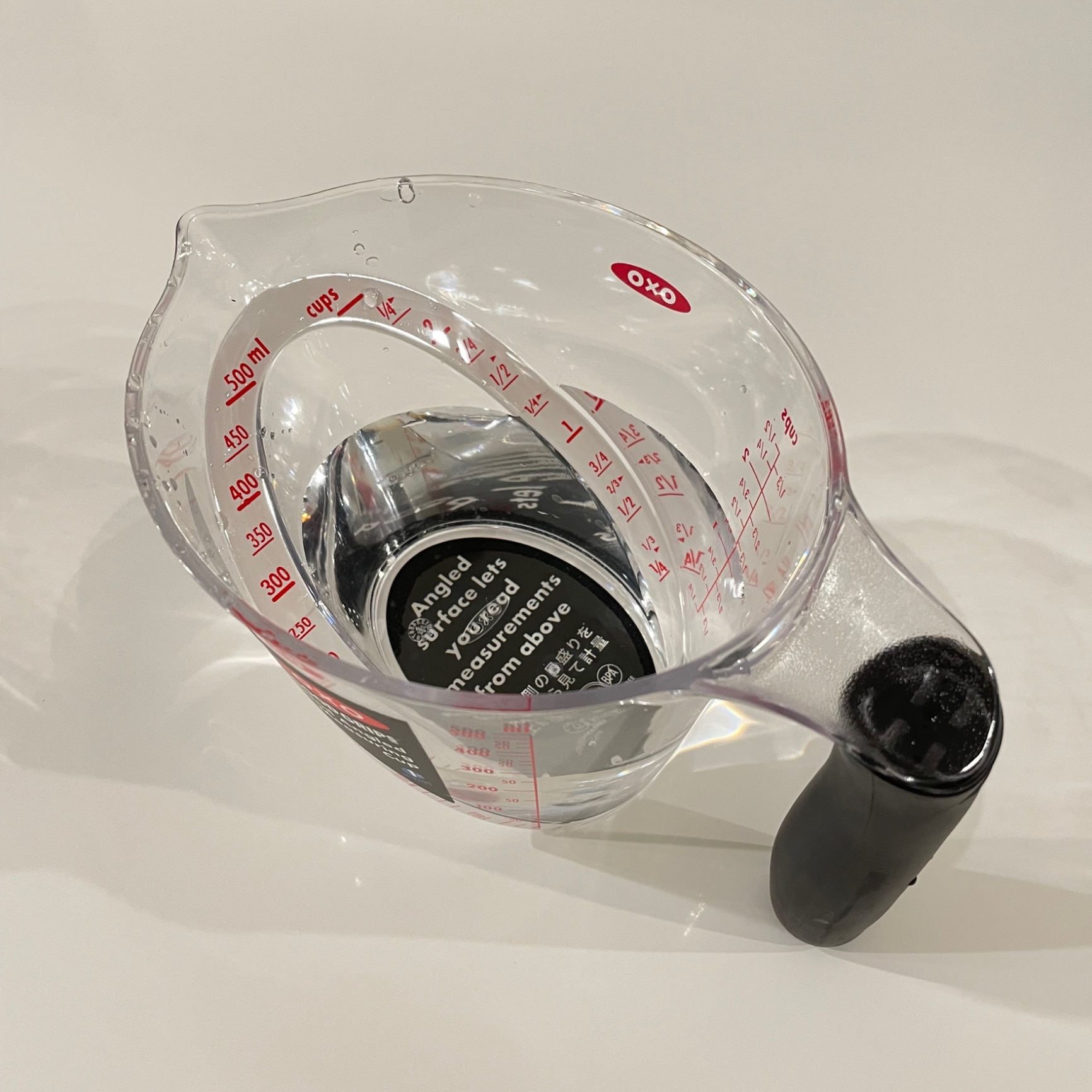 OXO アングルドメジャーカップ 中 500ml お菓子作り 計量カップ 電子レンジ 食洗器対応 料理道具 製菓道具 調理器具 キッチン用品 計量 目盛り はかり 耐熱 株式会社OXO