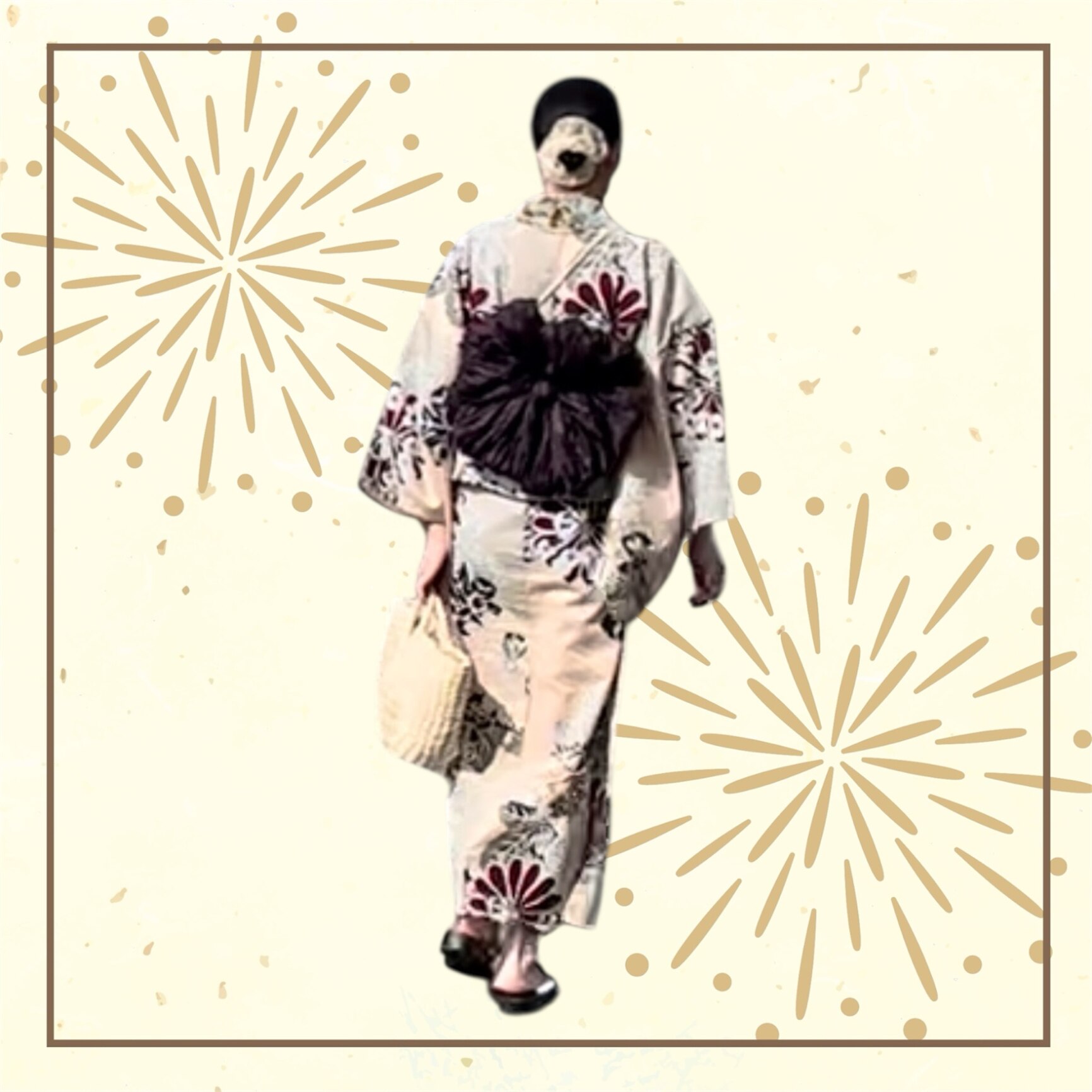 utatane utatane/(W)高級変わり織り浴衣3点セット ピンクベージュとグレーの染め分け菊 ウタタネ 着物・浴衣・和装小物 浴衣 ピンク【送料無料】