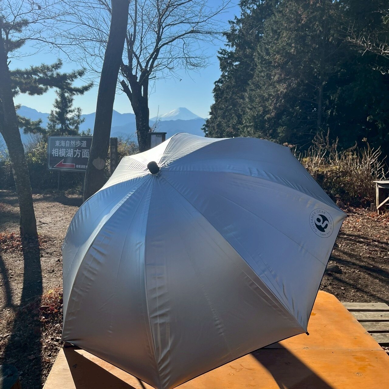 GOSSAMER GEAR ゴッサマーギア｜Lightrek Hiking (Chrome) Umbrella #Silver ...