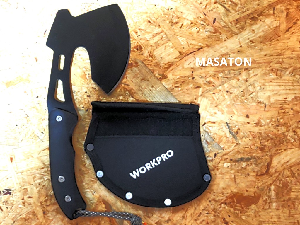 【お取り寄せ】WORKPRO アックス and フィックスドブレード ナイフ コンボセット 手斧 シースナイフ セット 斧 ステンレス 薪割り ...