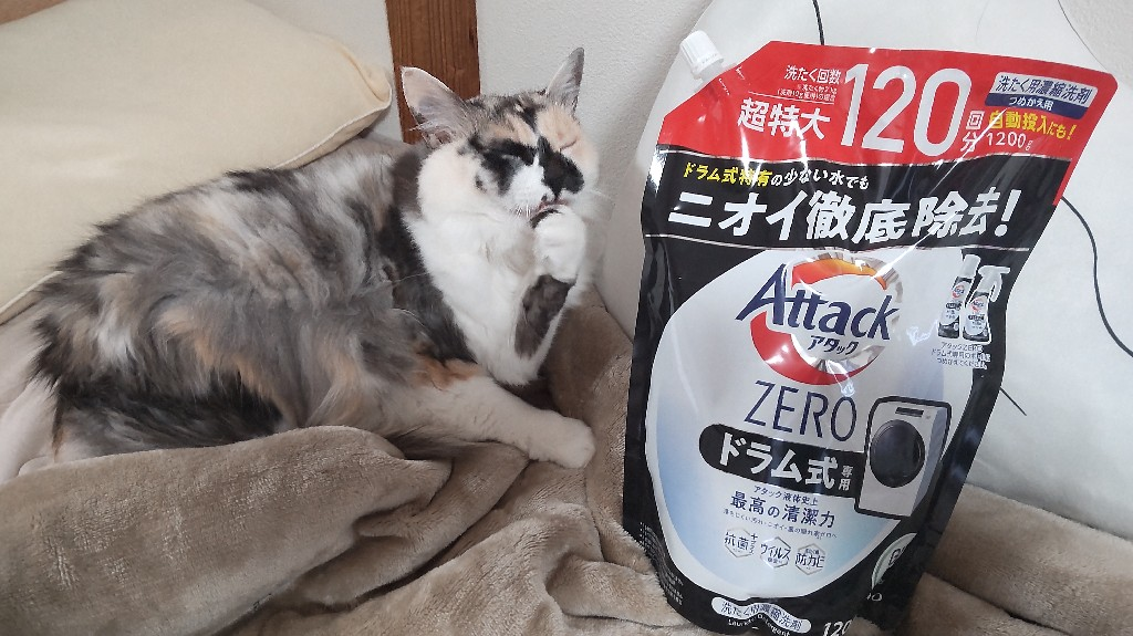 花王 [在庫限り特価]アタックゼロ Attack ZERO ドラム式専用 洗濯洗剤 詰め替え 超特大 1200g KAO-4901301406026