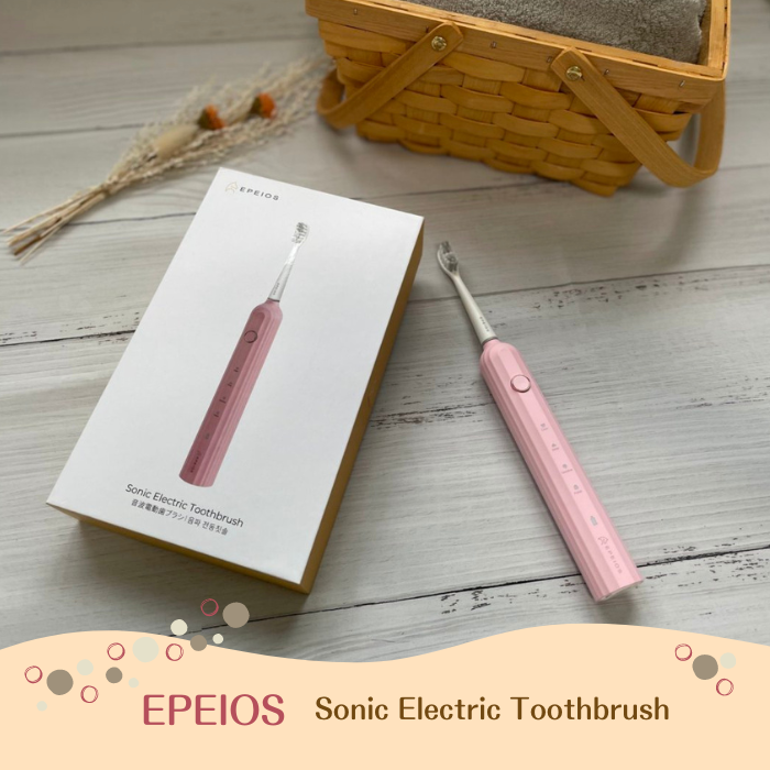 \新色登場／【3年連続ベストバイ受賞】EPEIOS 電動歯ブラシ 音波式 歯磨き IPX7防水 急速充電 180日連続使用 2本替えブラシ付 タイマー 4モード 静音 高速振動 歯垢除去 ...