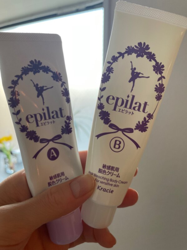 【マラソン中 P5倍】 エピラット 脱色クリーム 敏感肌用 55g+55g epilat ムダ毛 ブリーチ 無臭 クリーム 保湿成分 おすすめ ...