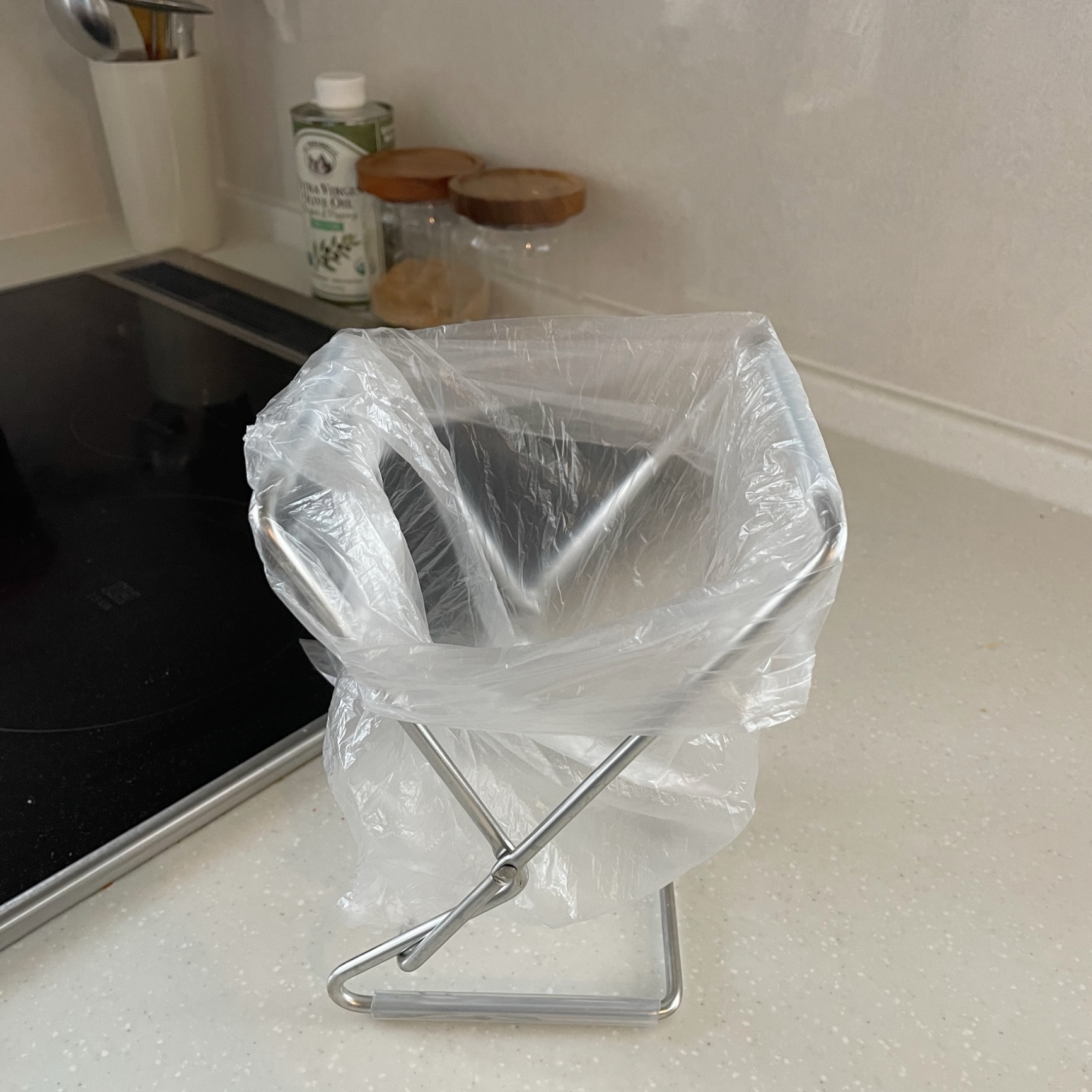 【KEYUCA公式店】ケユカ Oacs スタンドダストバッグホルダー[ゴミ袋スタンド コンパクト ゴミ袋ホルダー ポリ袋ホルダー 折りたたみ ポリ袋スタンド ダスト キッチン キッチングッズ ...