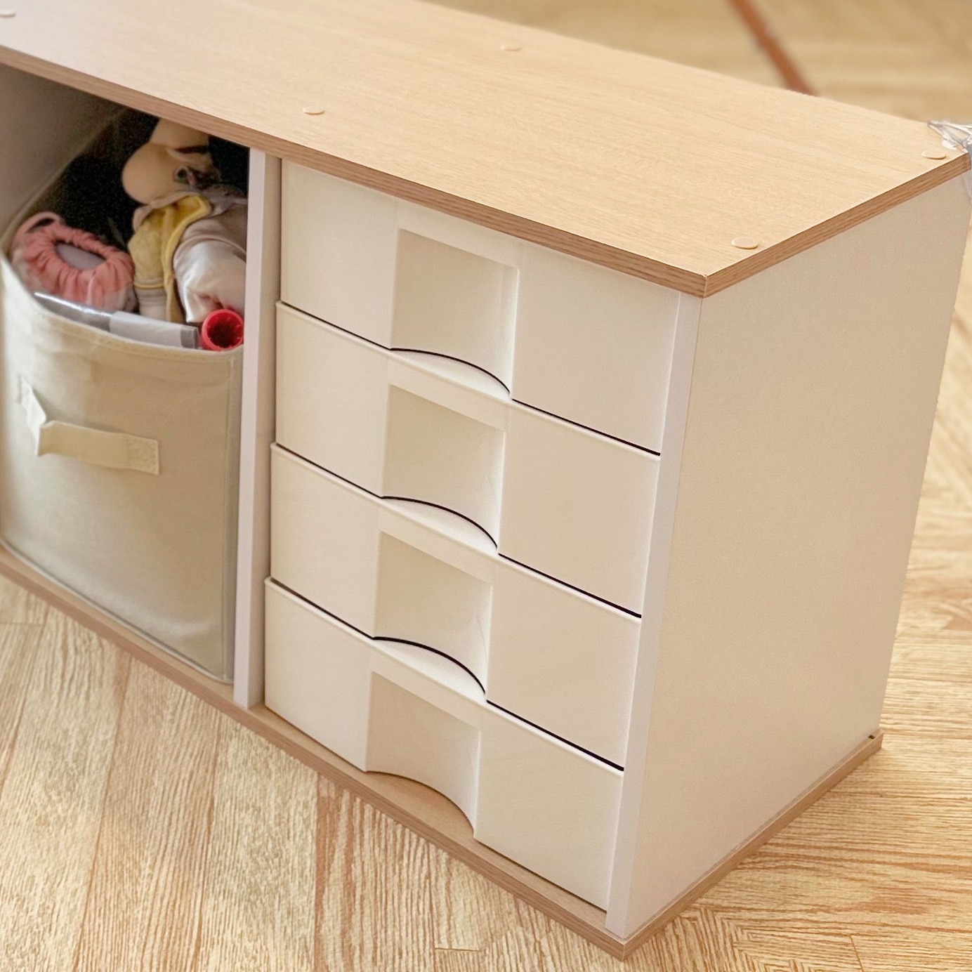 4個セット カラーボックス 引き出し 横置き用パーツ DIY アイリスオーヤマ【CXH-27P】幅27×奥行27×高さ9cm【P2】 一人暮らし