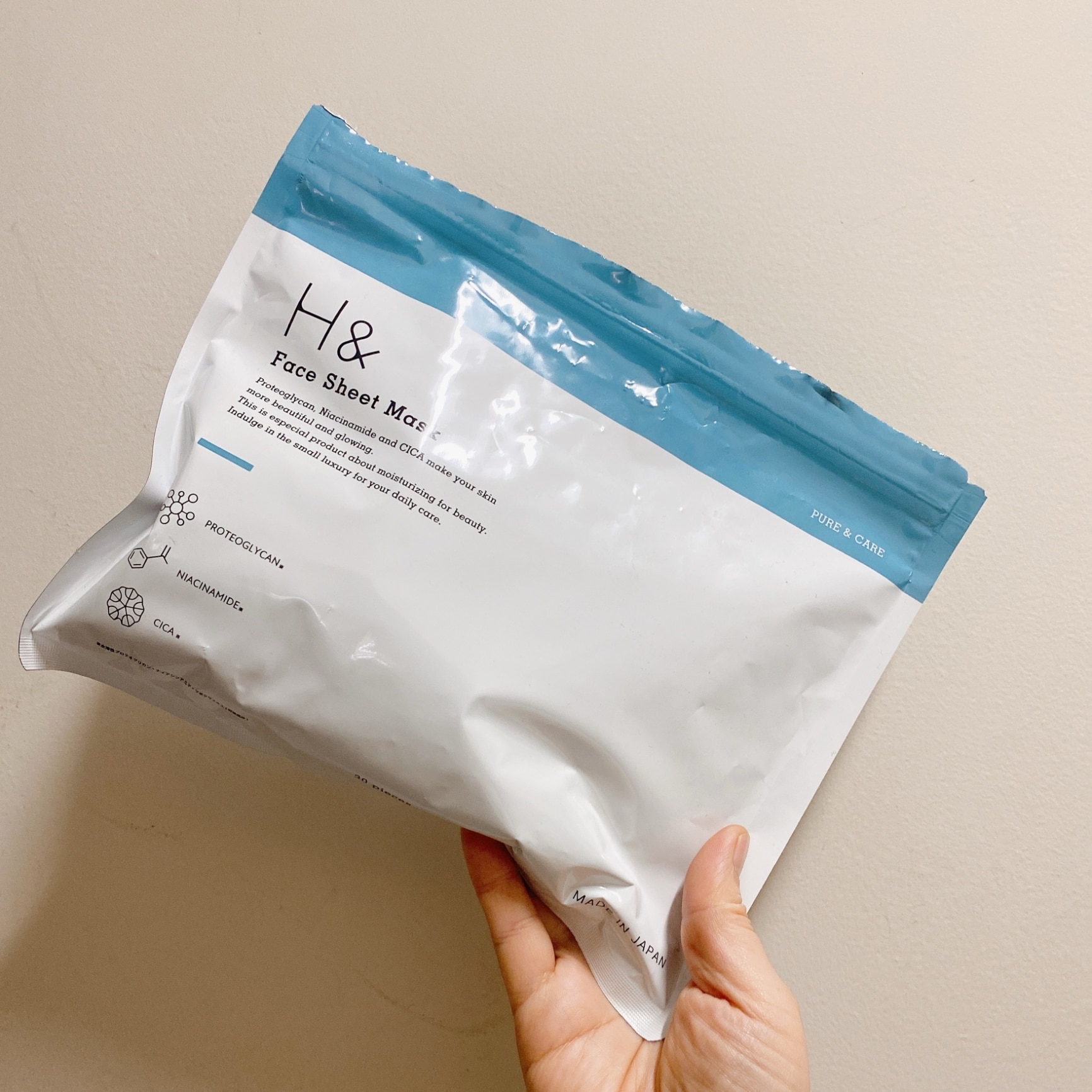 \MAX60％OFFクーポン→1袋あたり800円★8月1日00:00〜8月11日01:59／ パック シートマスク フェイスマスク 30枚 大容量 ナイアシンアミド プロテオグリカン CICA ...