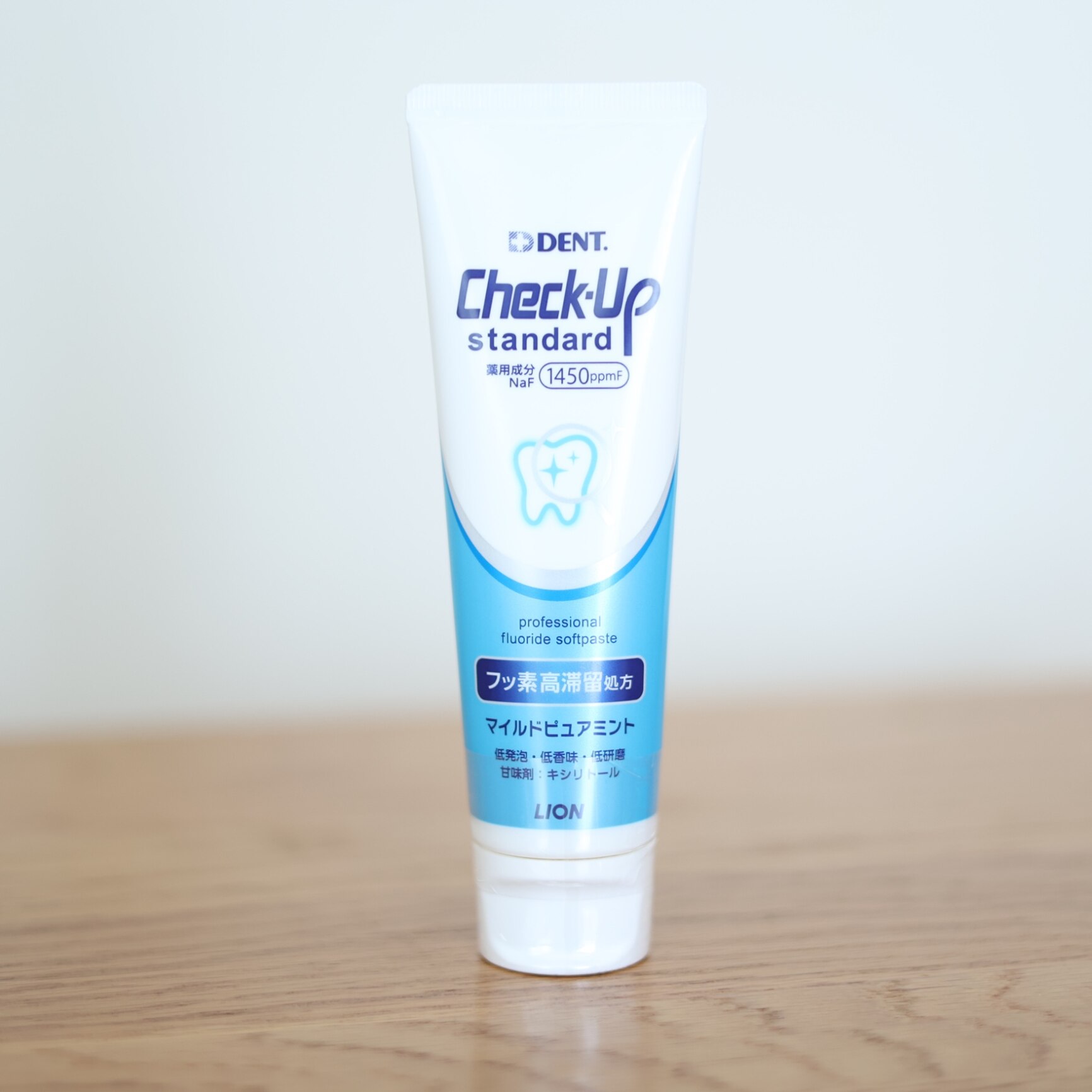 歯磨き粉 ライオン 歯磨き粉 フッ素 1450ppm（135g×5本）LION DENT. デント チェックアップ スタンダード 歯磨き Check-Up standard マイルドピュア ...