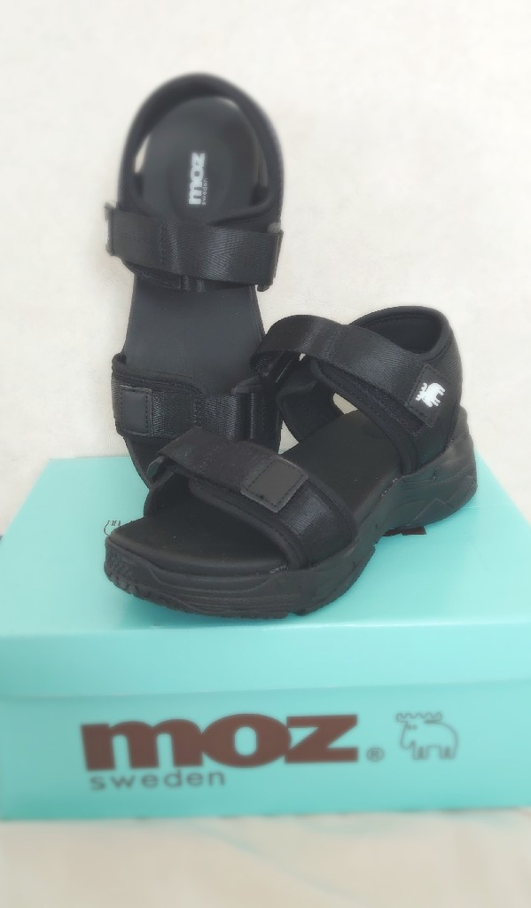 モズ サンダル レディース MZ-1001 BL GY BG MOZ 2023春夏【ラッピング不可】 厚底 ストラップ スポーツサンダル ベルクロ
