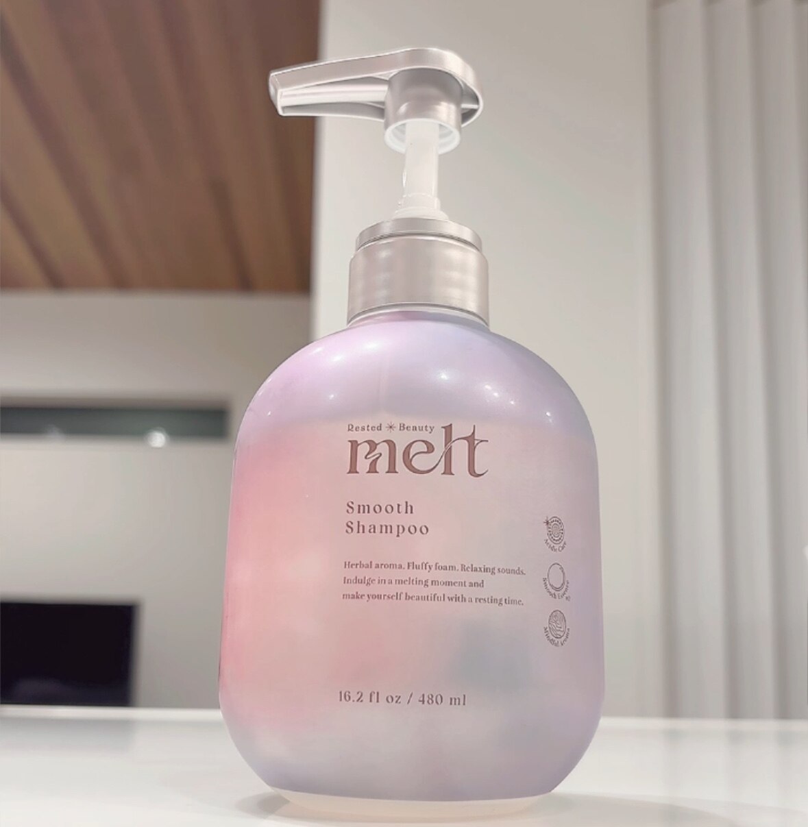 メルト シャンプー ポンプ(480ml)【melt】