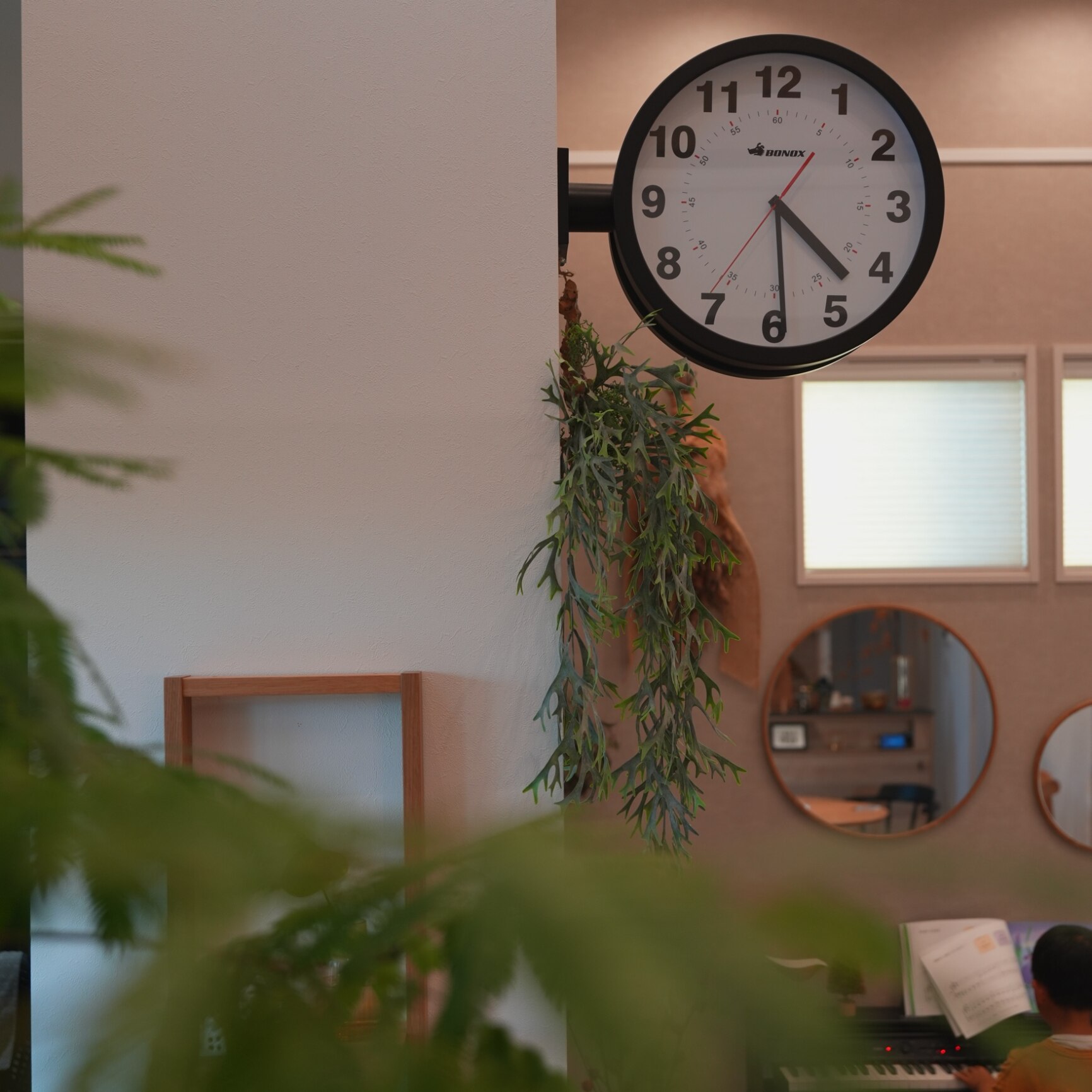 ダルトン ボノックス ダブルフェイス ウォールクロック S82429 S82429BK 両面時計 L 送料無料 ウォールクロック DULTON BONOX