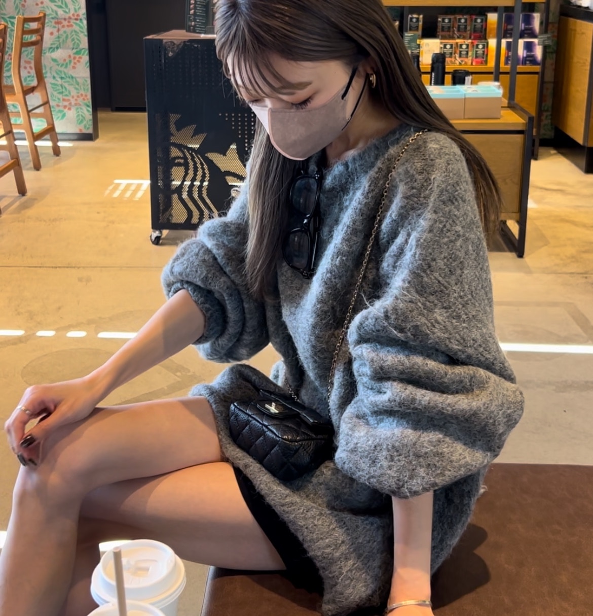 【JAVA】3wayリバーシブル 貴族式起毛クルーネックカーディガン 送料無料 レディース メンズ トップス ニット カーディガン プルオーバー アウター 大きいサイズ 前後2way ...