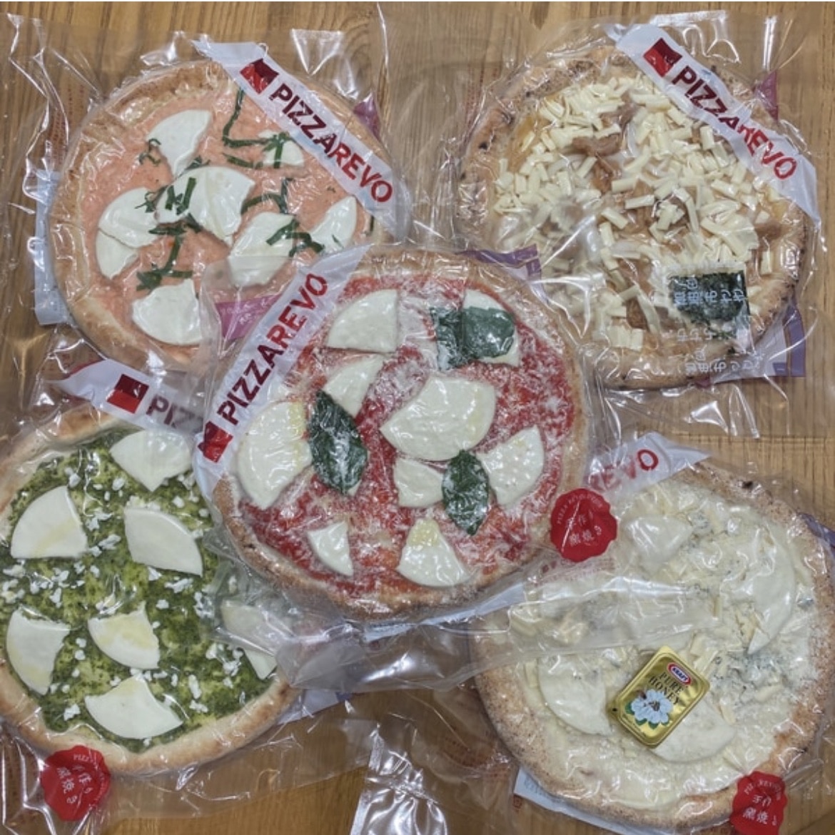 【送料込み】選べる5枚プレミアムピザセット※北海道、沖縄は別途送料【PIZZAREVO(ピザレボ)】 ☆ 冷凍ピザ ナポリピザ pizza 冷凍食品 保存料 無添加 ギフト