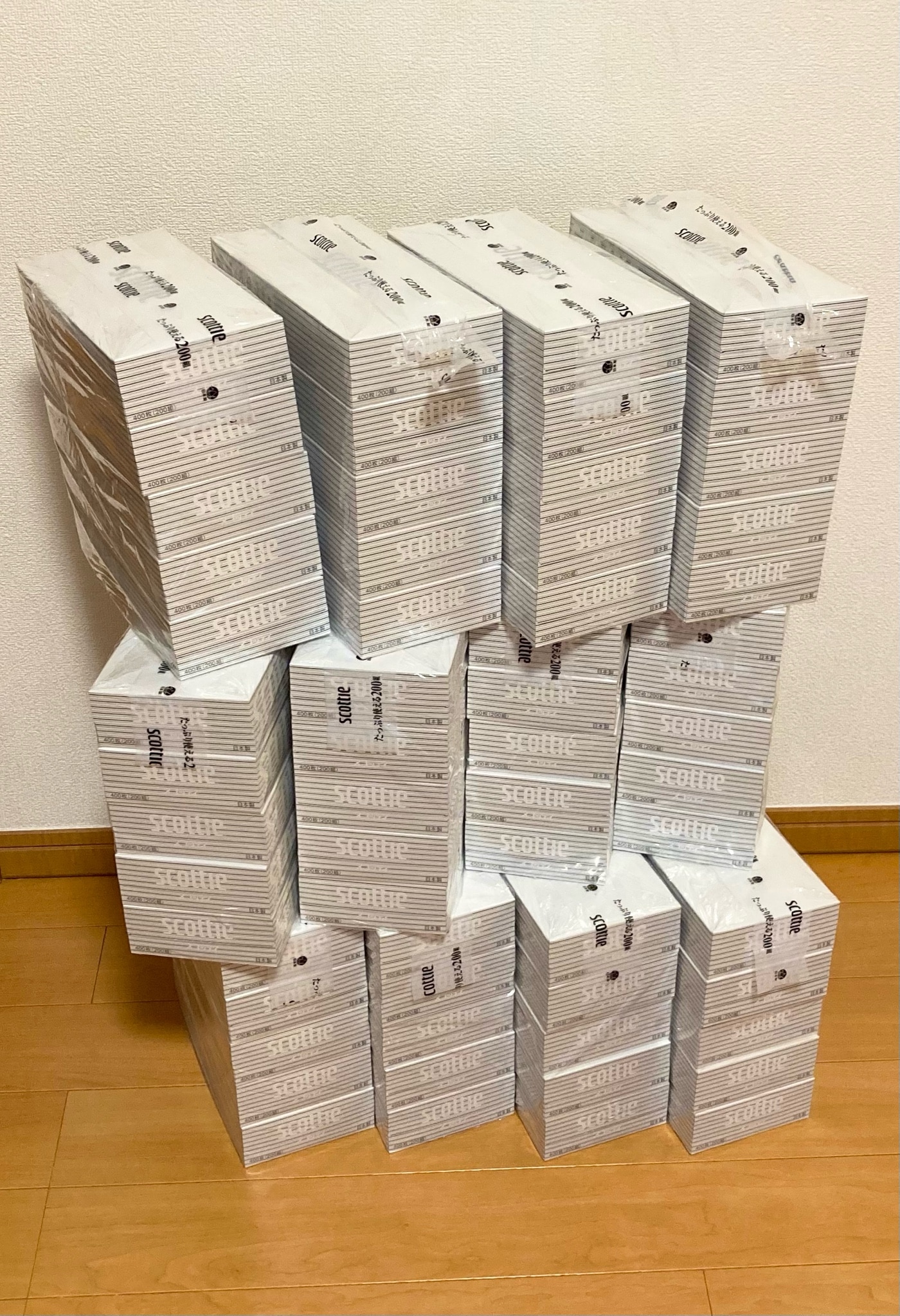 クレシア スコッティ ティシュー 200組 5箱×12パック(1ケース)