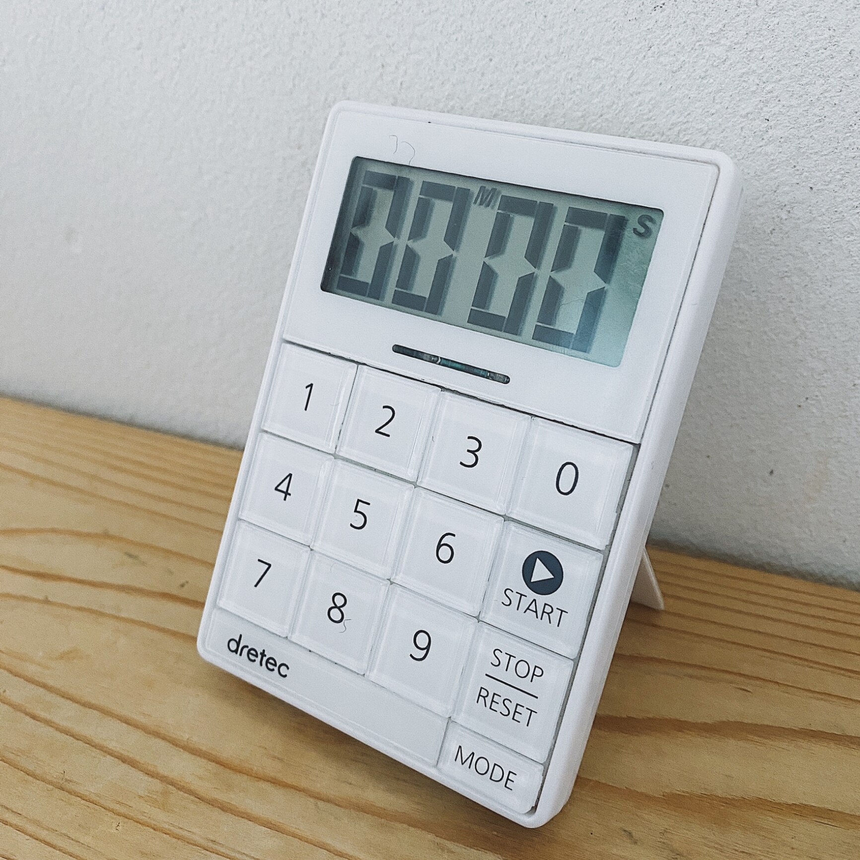 【メール便可】 ドリテック タイマー 音と光で時間をお知らせ 無音機能付き デジタル キュービックタイマー T-549WT 在庫限り