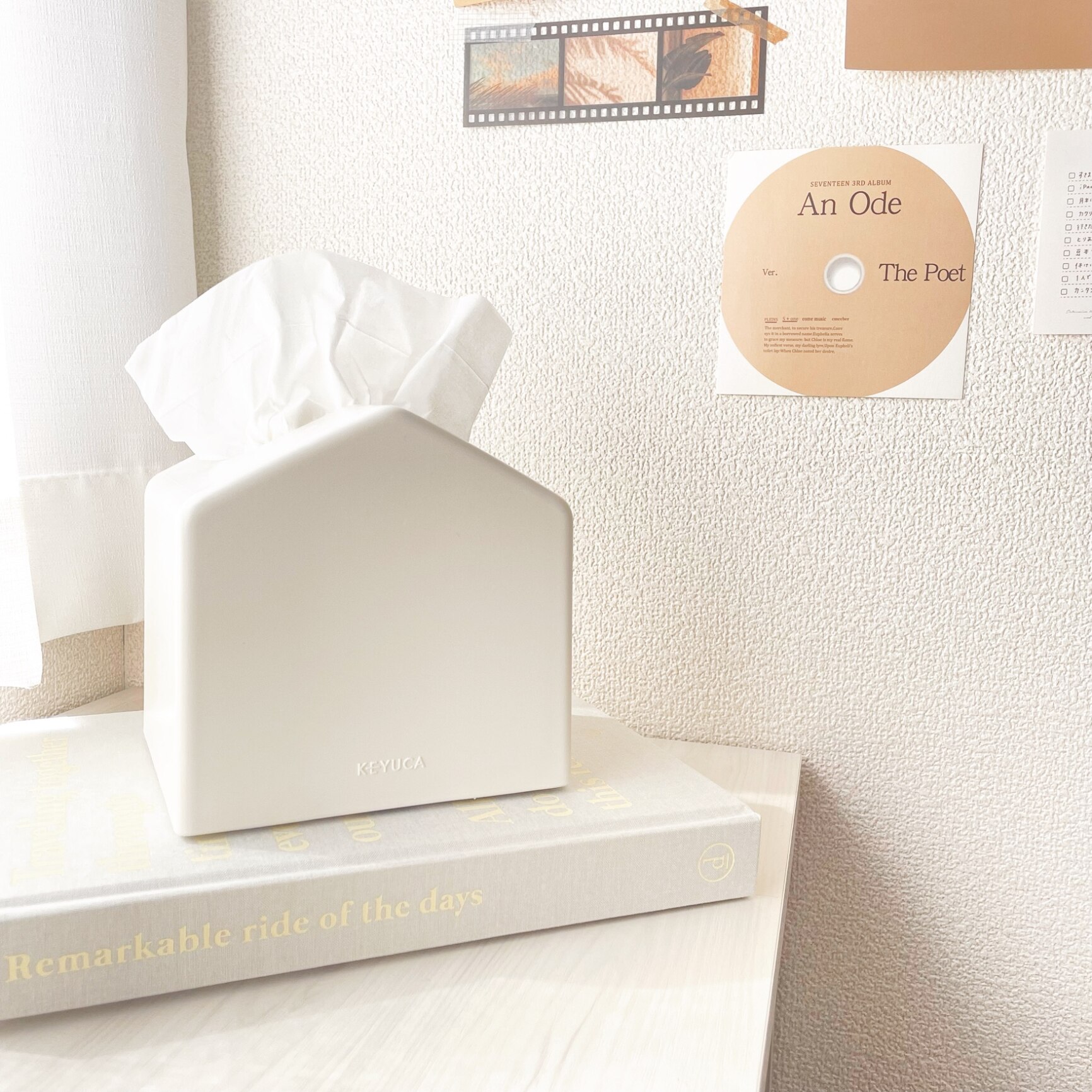 【KEYUCA公式店】ケユカ Moi コンパクトティッシュケース 全12色[ティッシュ入れ ティッシュボックス 詰め替え 省スペース ティッシュケース ティッシュカバー ボックス コンパクト ...