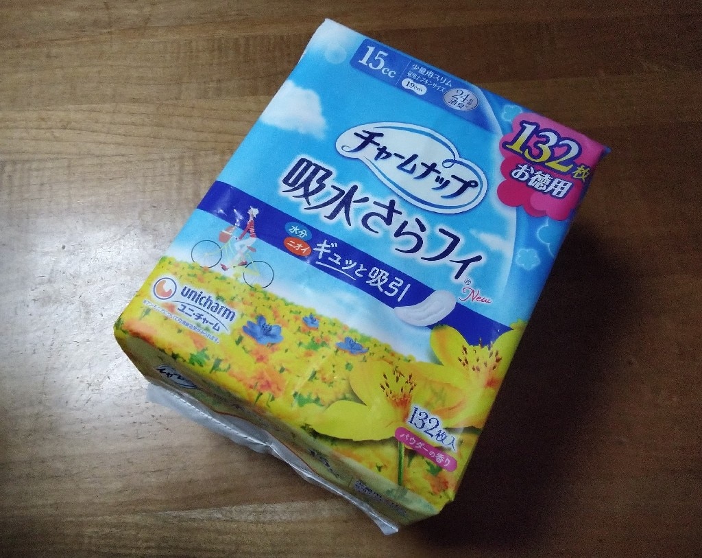 チャームナップ 吸水さらフィ 少量用 羽なし 15cc 19cm(尿吸収ナプキン)(132個入)【チャームナップ軽度】