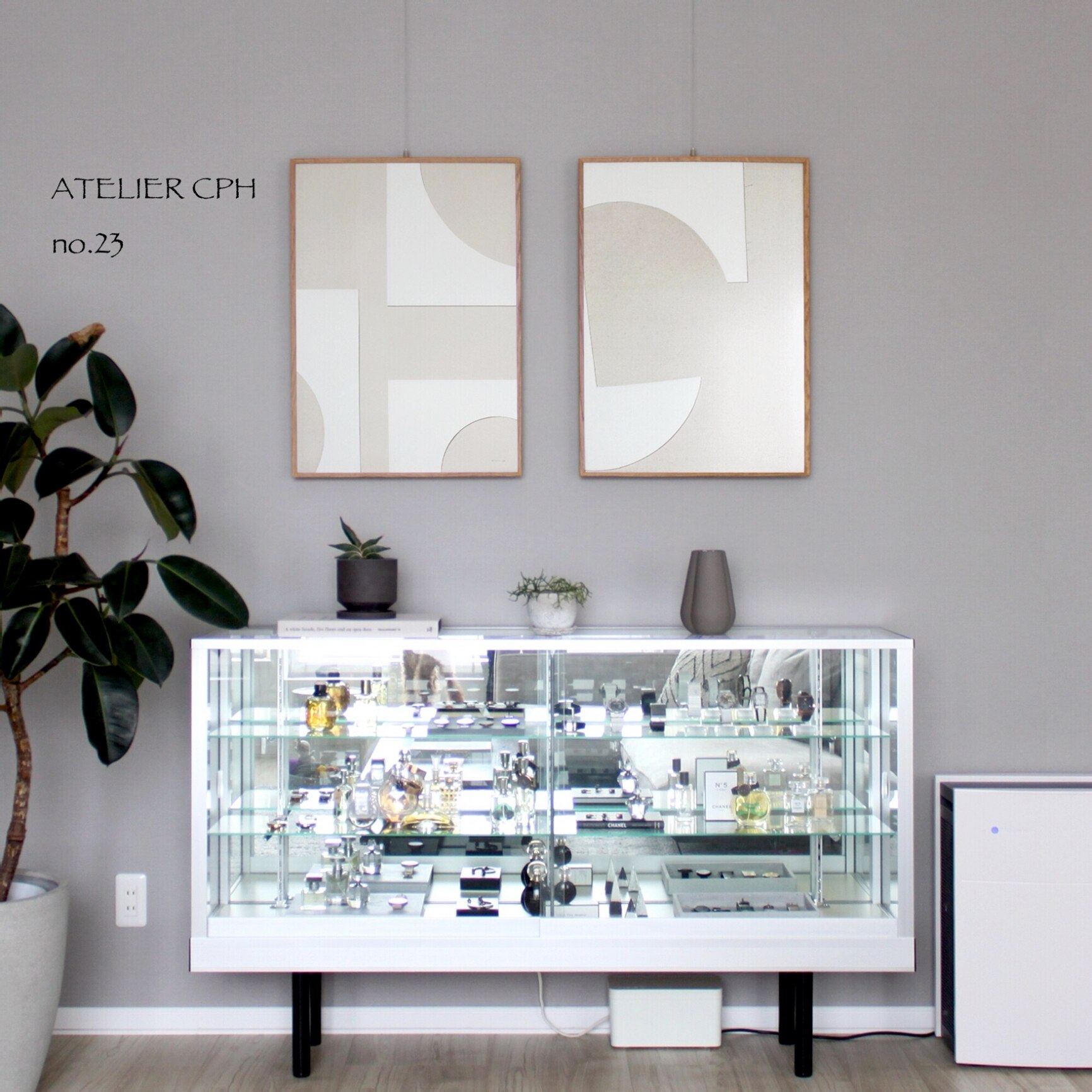 Atelier Cph アートポスター 50×70cm Object Blanc No 23 アトリエシーピーエイチ プレイ 北欧 インテリア ...