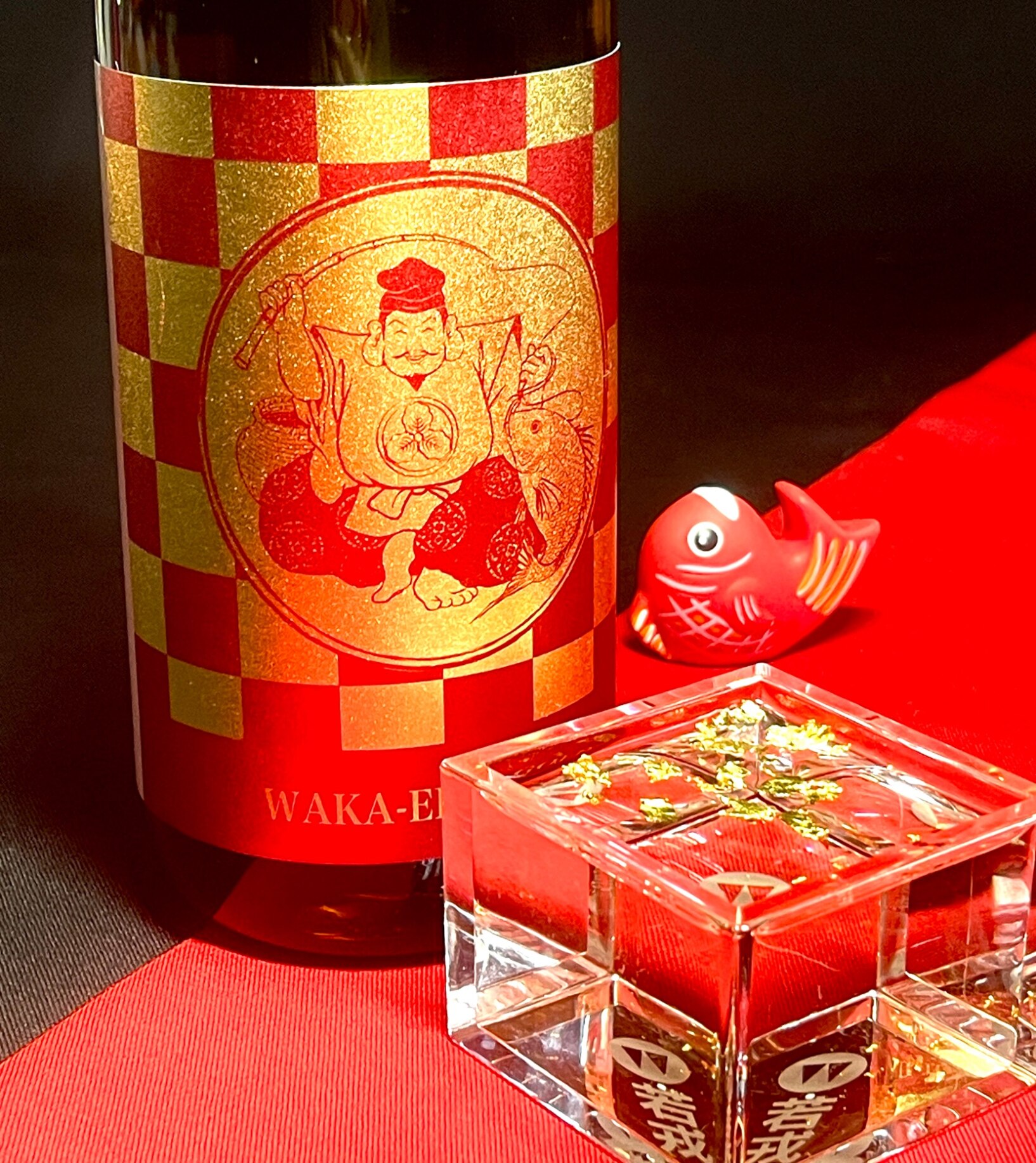 若戎 純米酒WAKA-EBIS GOLD720mlクリアカートン入