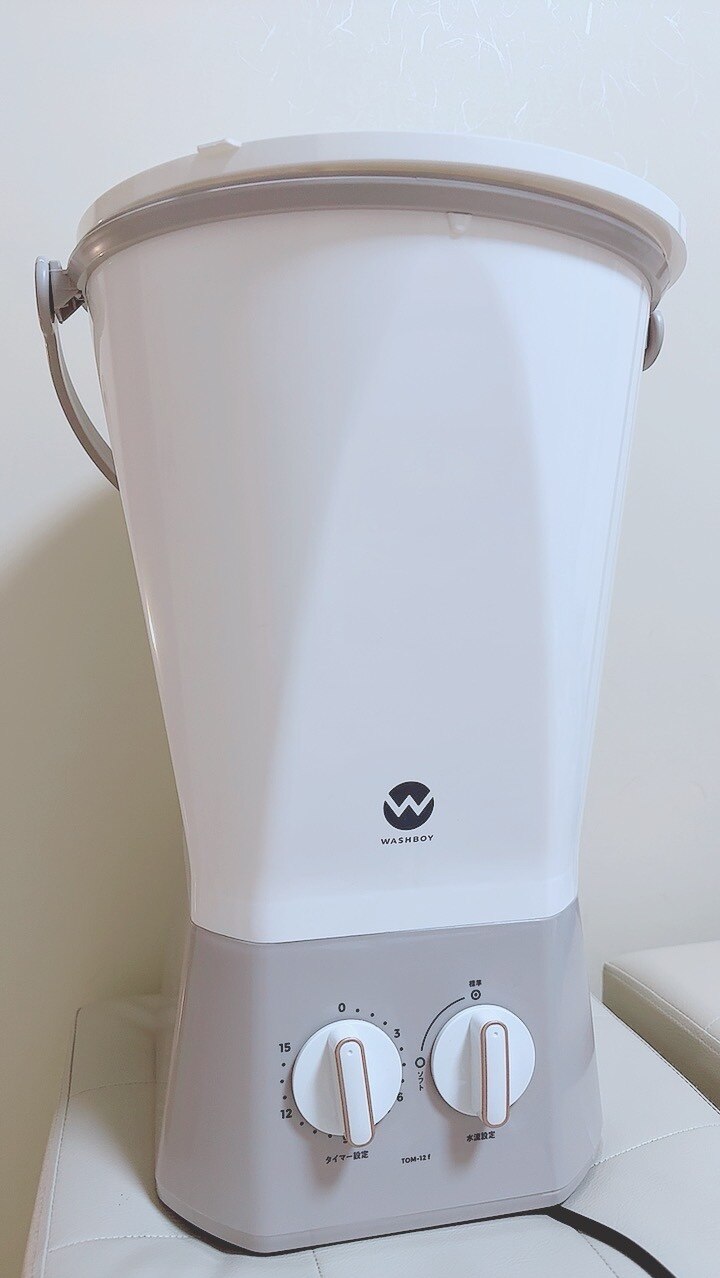 \楽天ランキング1位獲得／ バケツ型洗濯機 洗濯機 バケツ ウォッシュボーイ ホワイト TOM-12f 送料無料 ミニランドリー 小型洗濯機 バケツウォッシャー 靴専用 バケツ型洗濯機 ...