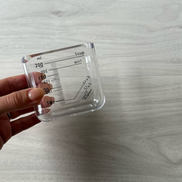 【KEYUCA公式店】ケユカ monolim 計量カップ[おしゃれ デザイン シンプル ギフト かわいい プレゼント 四角 オシャレ 透明 コンパクト 角型 新生活 計量 カップ キッチン ...