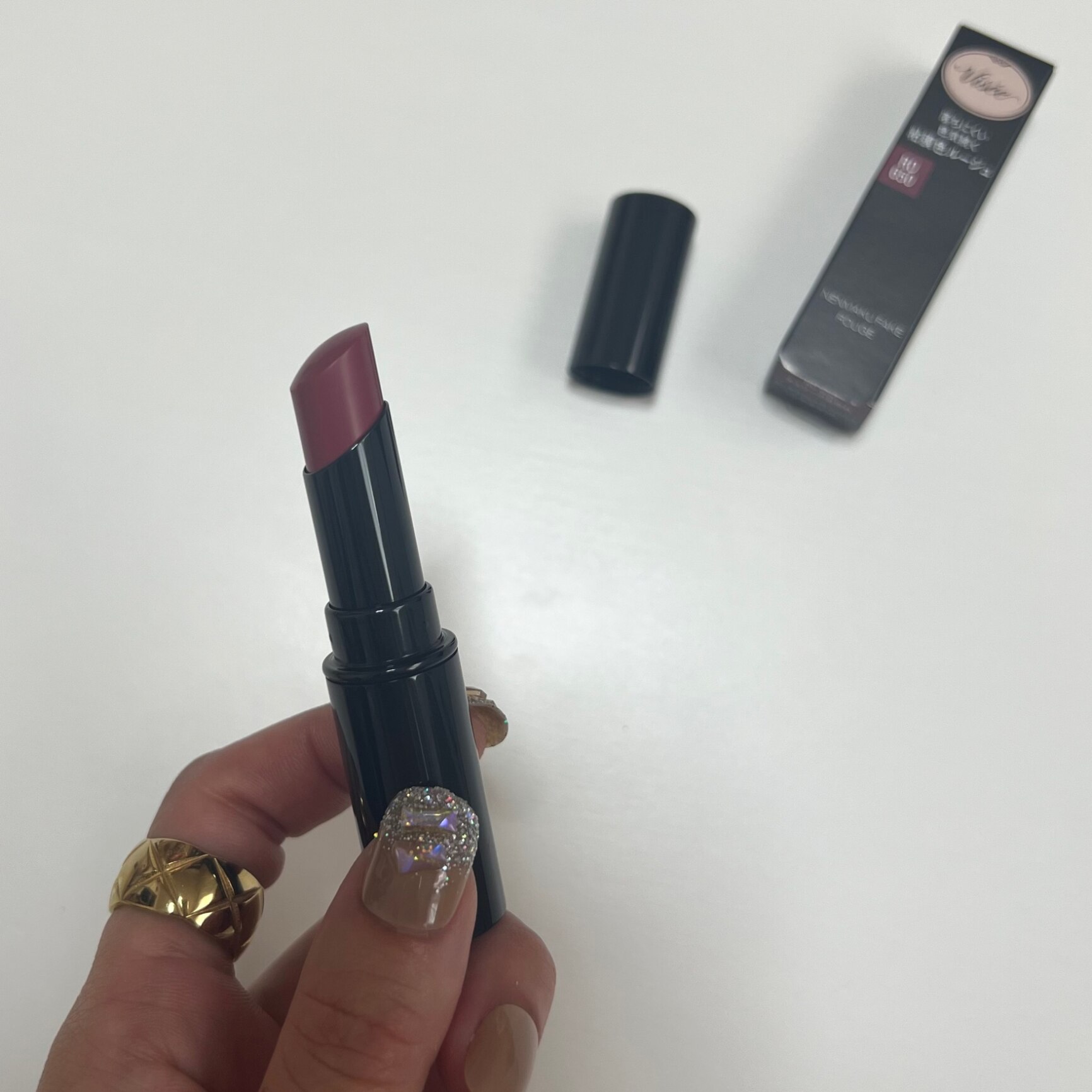 ヴィセ ネンマクフェイク ルージュ RD450 金魚の恥らい 無香料 3.8g 口紅・リップグロス アットコスメ _2305 _23BC