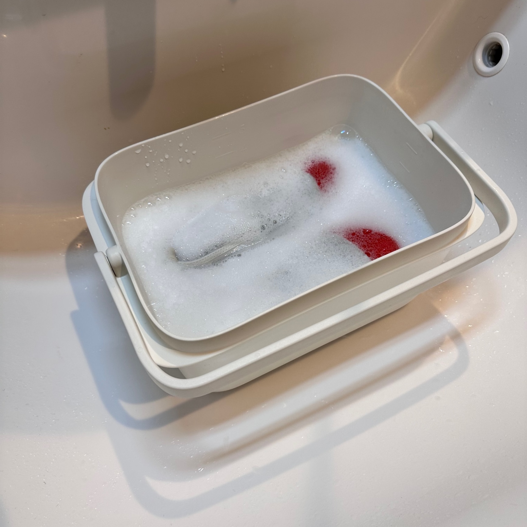 【ポイント5倍】 マーナ MARNA バケツ マーナ W627 5L おしゃれ 蓋つき 5リットル ふた付き 四角 スクエア 洗濯 つけ置き キッチン 洗面 コンパクト 収納 新生活