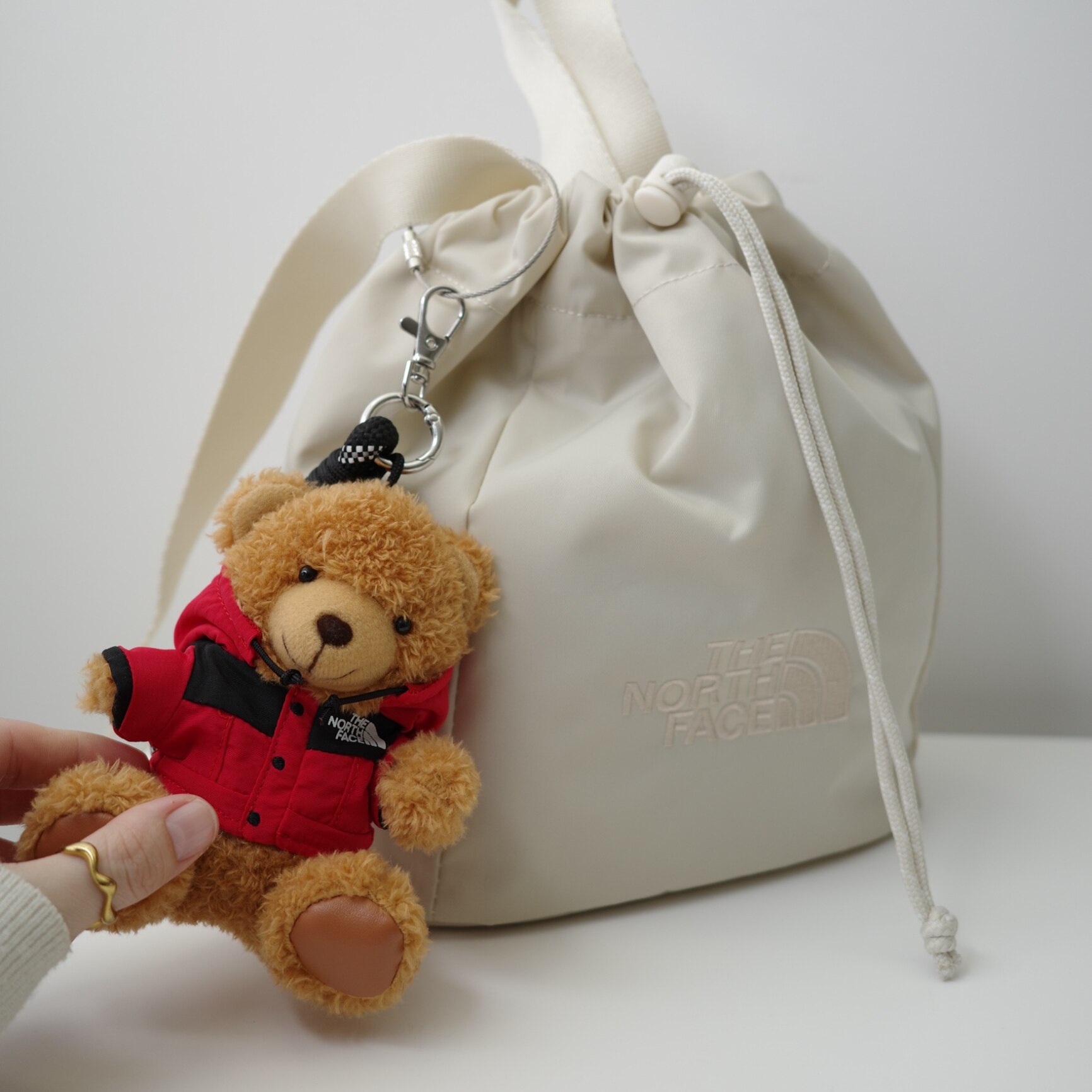 【正規品】 THE NORTH FACE キーホルダー MT BEAR KEYRING NA5AR05 ☆ キーリング チャーム シンプル ...