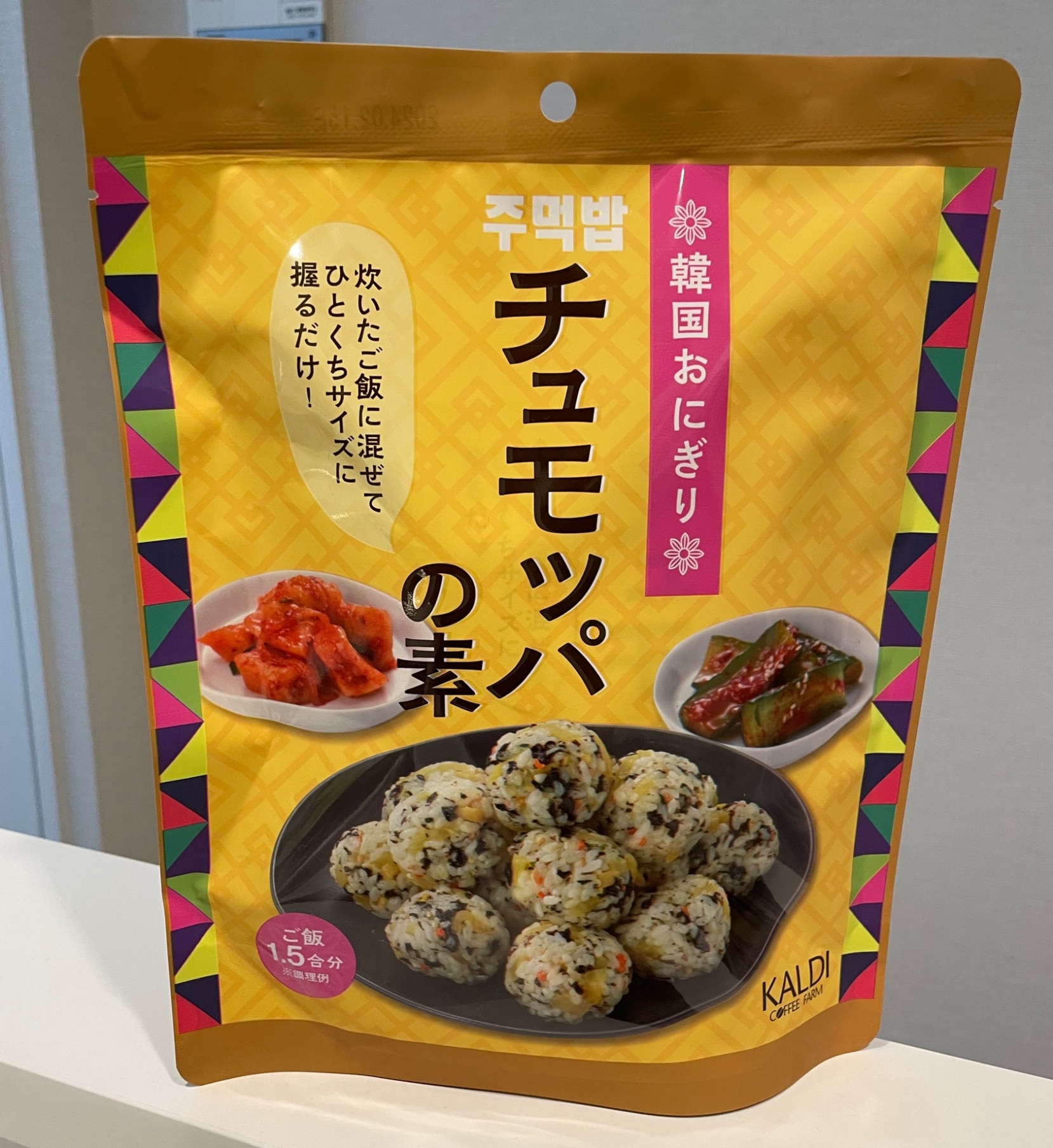 カルディ チュモッパの素 韓国おにぎり 85g×1袋 KALDI チュモッパのもと 韓国おにぎりの素 おむすび まぜこみ 混ぜ込み