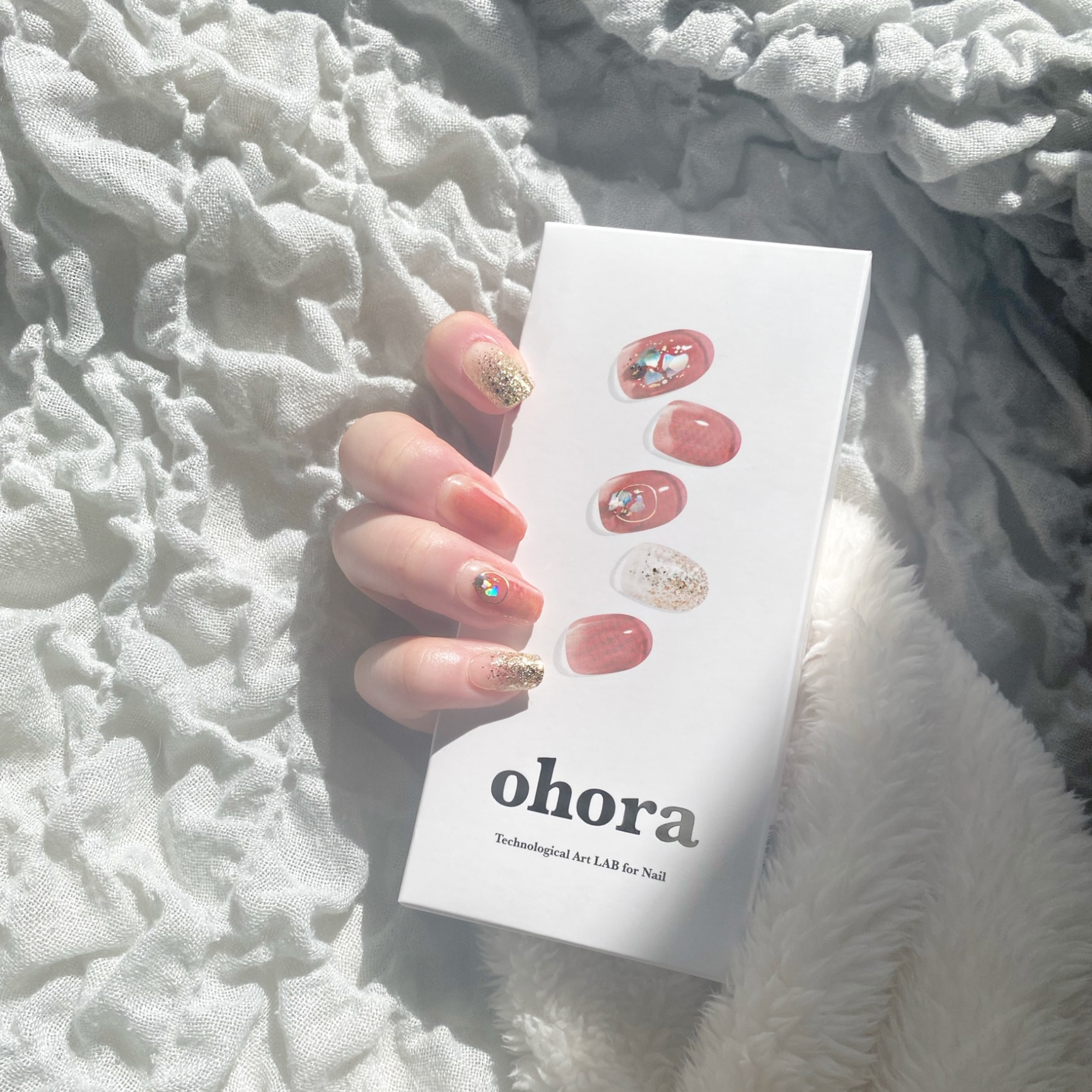 【公式】N Hatsu Koi：ND-003-J/ ohora gelnails nail オホーラ ネイル ジェルネイル ネイルシール セルフネイル ネイルステッカー おうちネイル ネイル ...